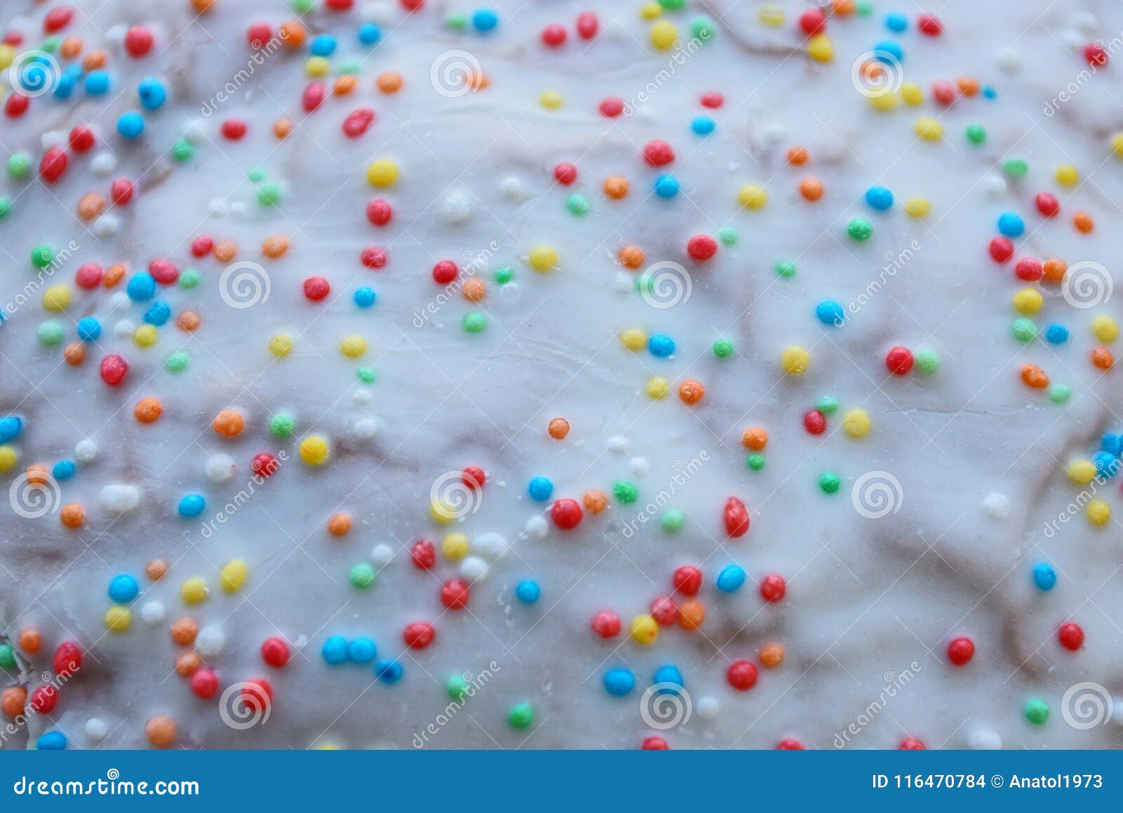 Colored Background of Sweet Powder on a Cake Stock Photo - Image of ...