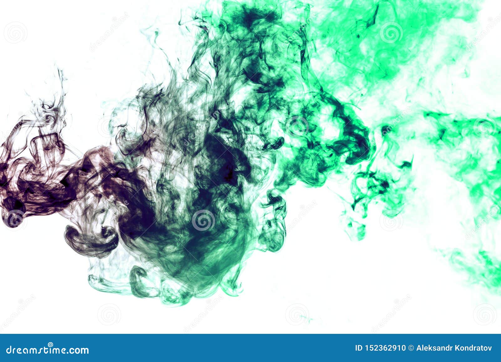 Colored Background with Winding Clouds of Smoke from Patterns of ...