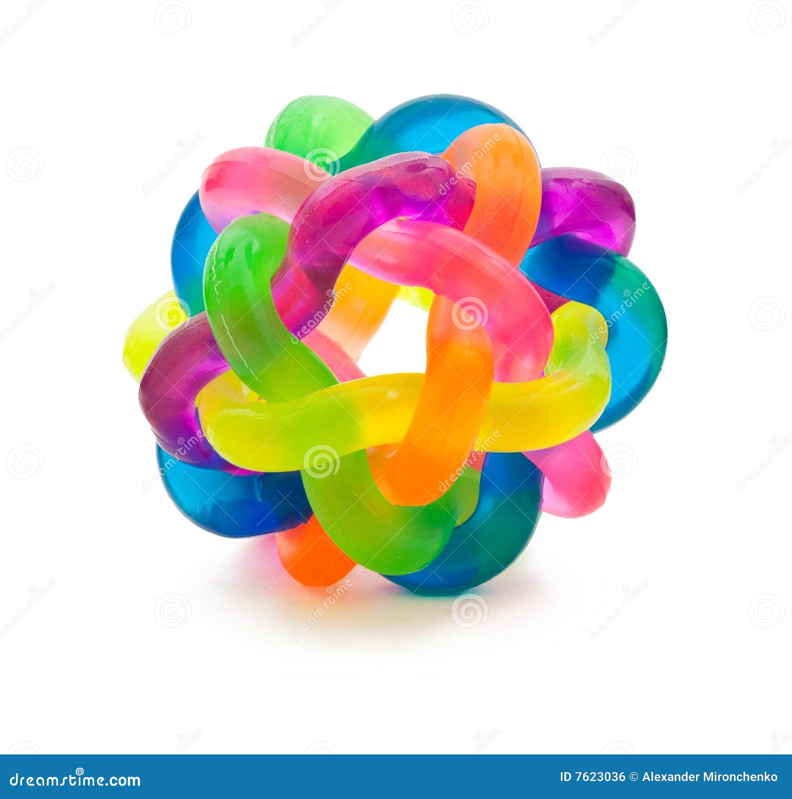 Colored ball stock photo. Image of orange, round, abstract - 7623036