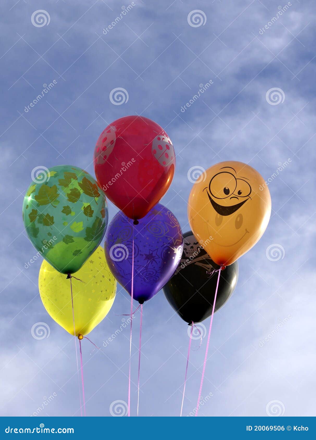 Colored ballons stock photo. Image of decoration, multicolor - 20069506