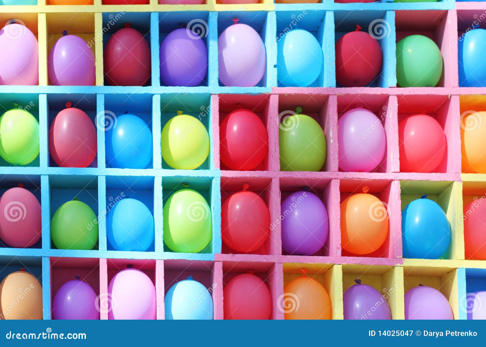 Colored balloons stock image. Image of contrast, cheerful - 14025047