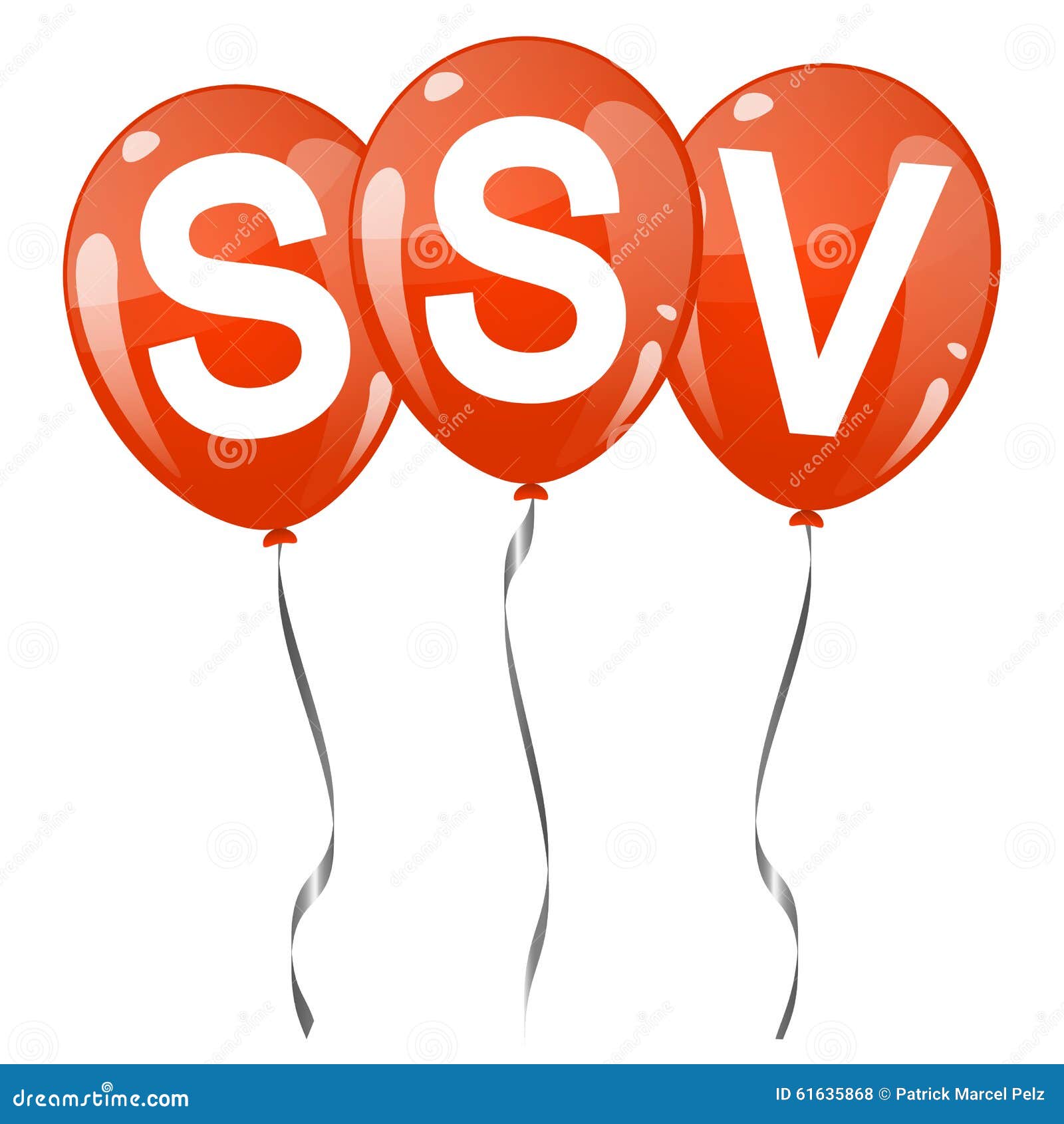 Colored Balloons with Text SSV Stock Vector - Illustration of euro ...