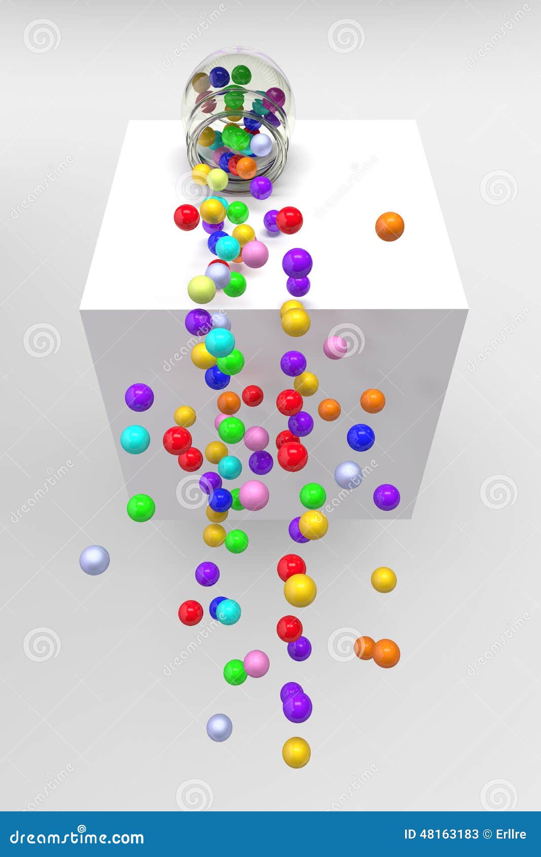 Colored balls stock illustration. Illustration of pink - 48163183