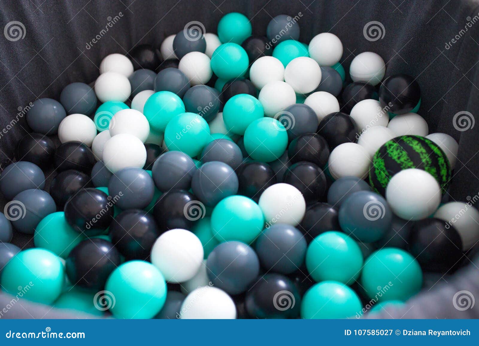 Colored Balls for the Pool and Entertainment with Children. Balls for a ...