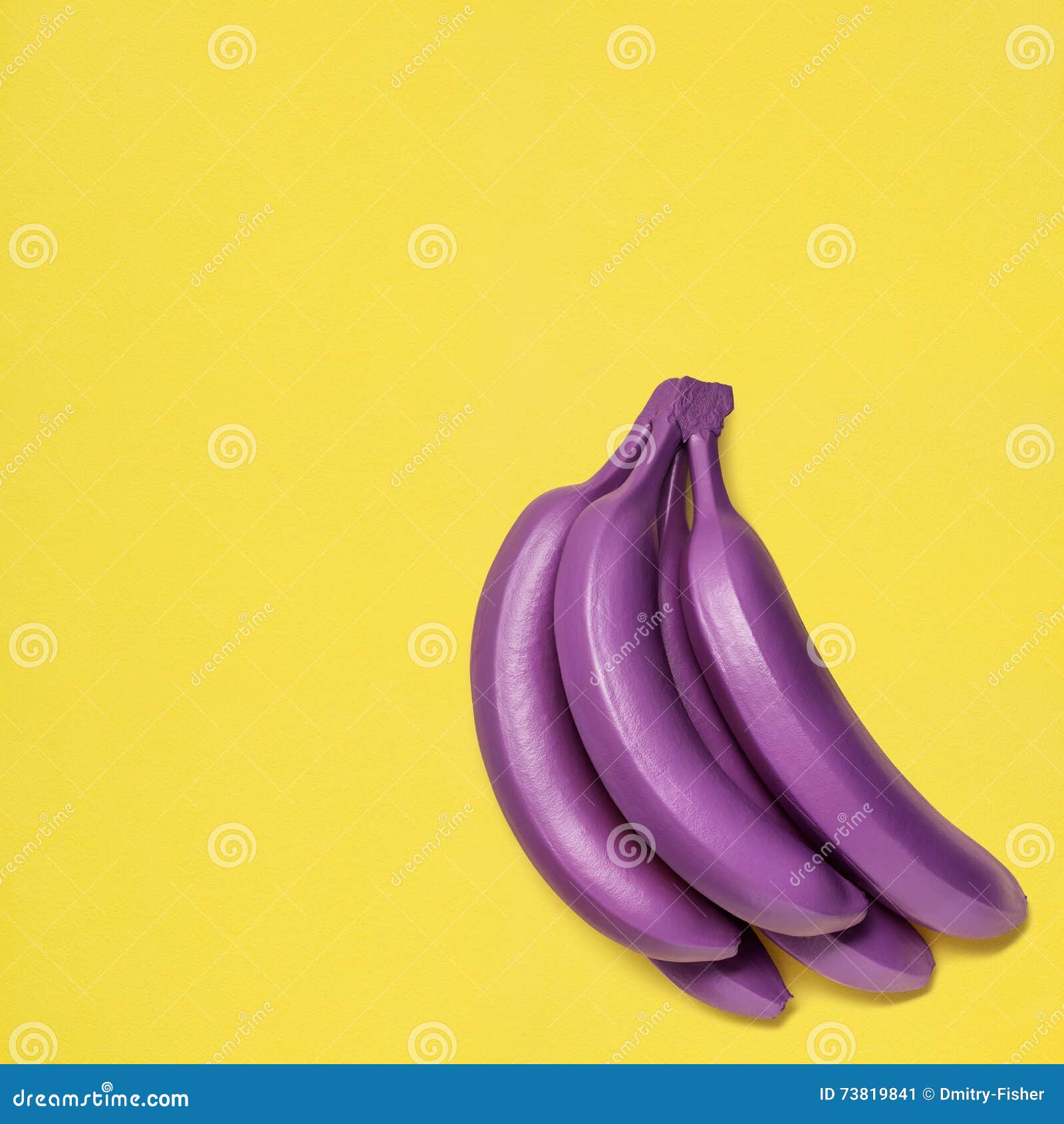 Colored bananas. stock image. Image of nutrition, dessert - 73819841