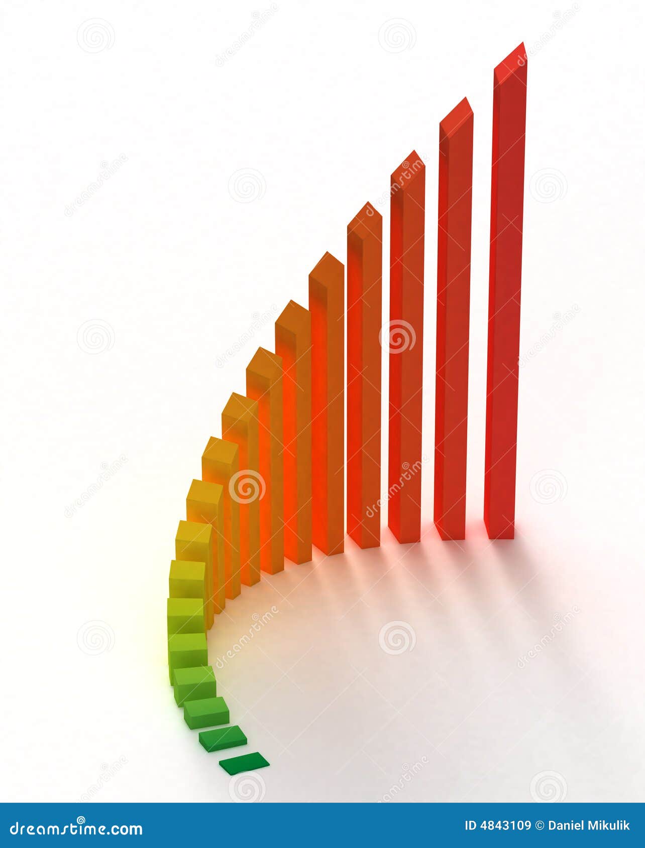 Colored Bar Chart Graph stock illustration. Illustration of chart - 4843109