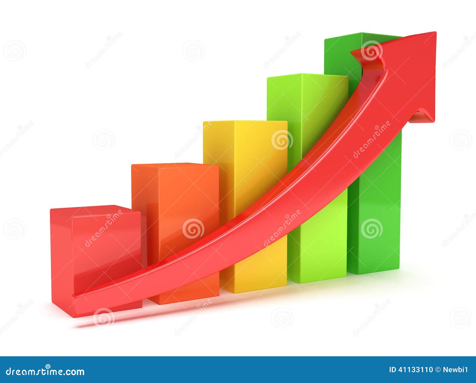 Red Arrow Colored Bar Graph Stock Illustrations – 223 Red Arrow Colored ...