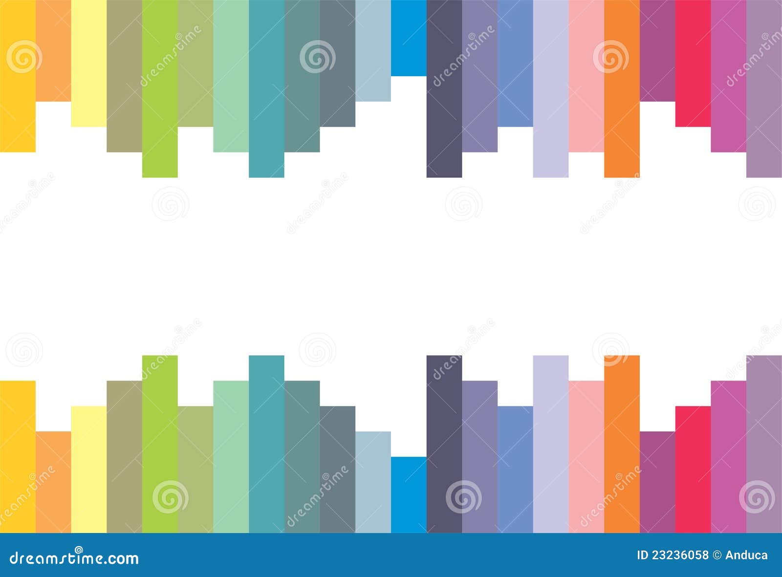 Colored Bars Chart Vector Illustration | CartoonDealer.com #4224346