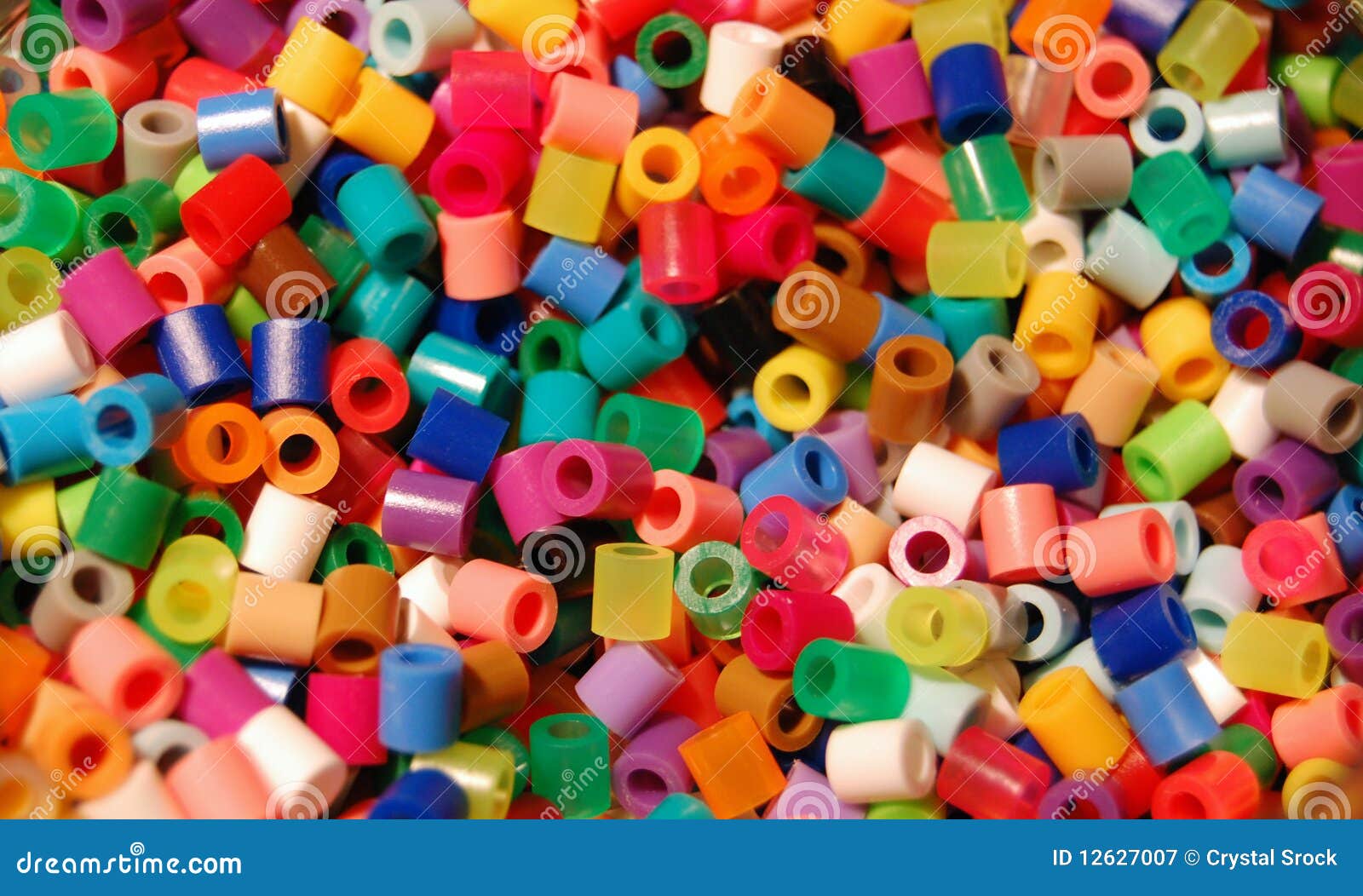 Colored beads stock image. Image of plastic, multi, craft - 12627007