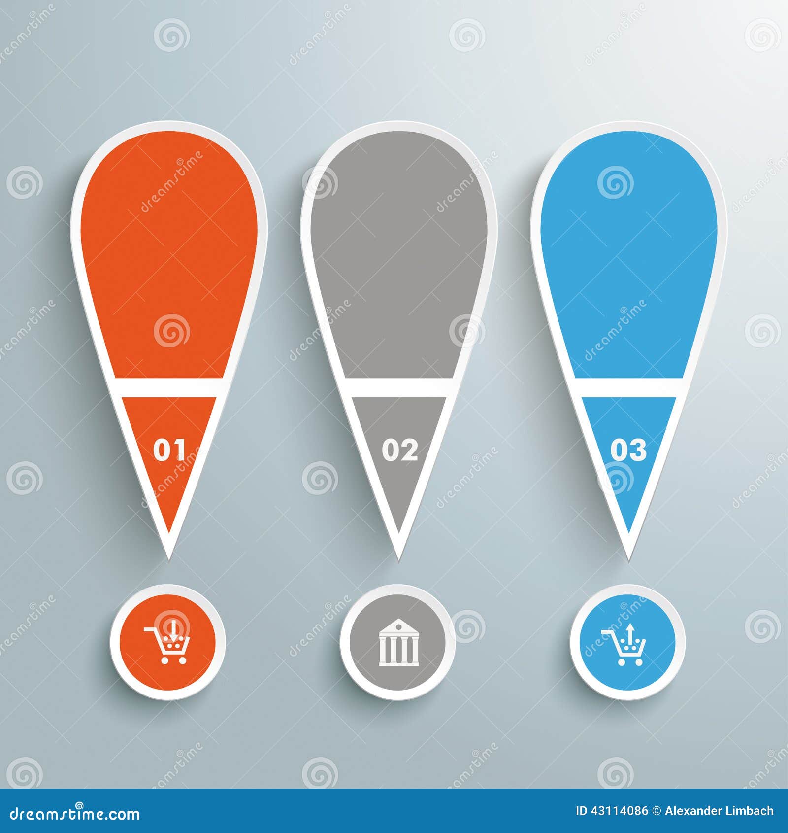 3 Colored Big Exclamation Marks Stock Vector - Illustration of screamer ...