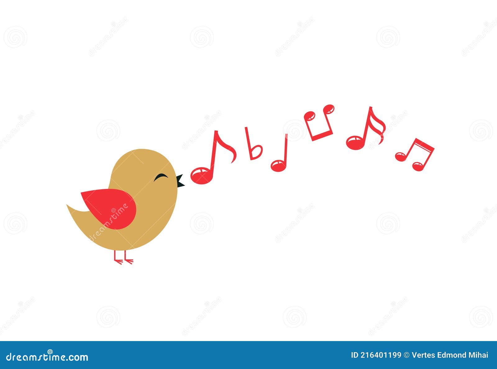 Colored Bird Vector Illustration Stock Vector - Illustration of ...