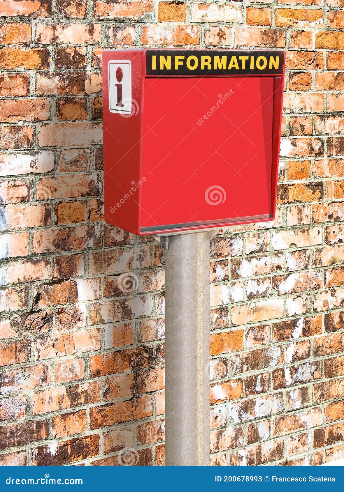 Colored Blank Information Point with Space for Text Insertion Stock ...