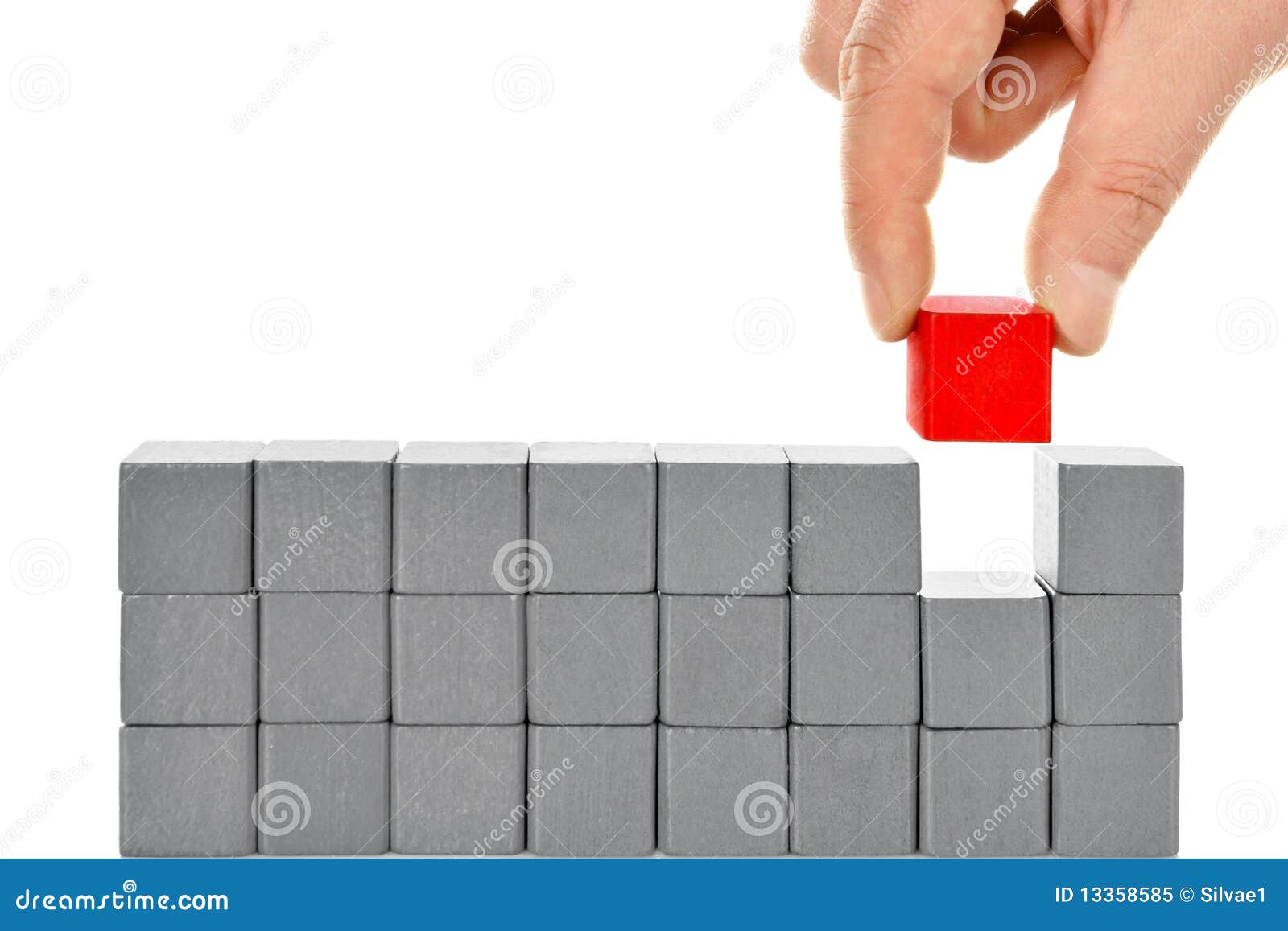 Colored blocks stock image. Image of colourful, creativity - 13358585