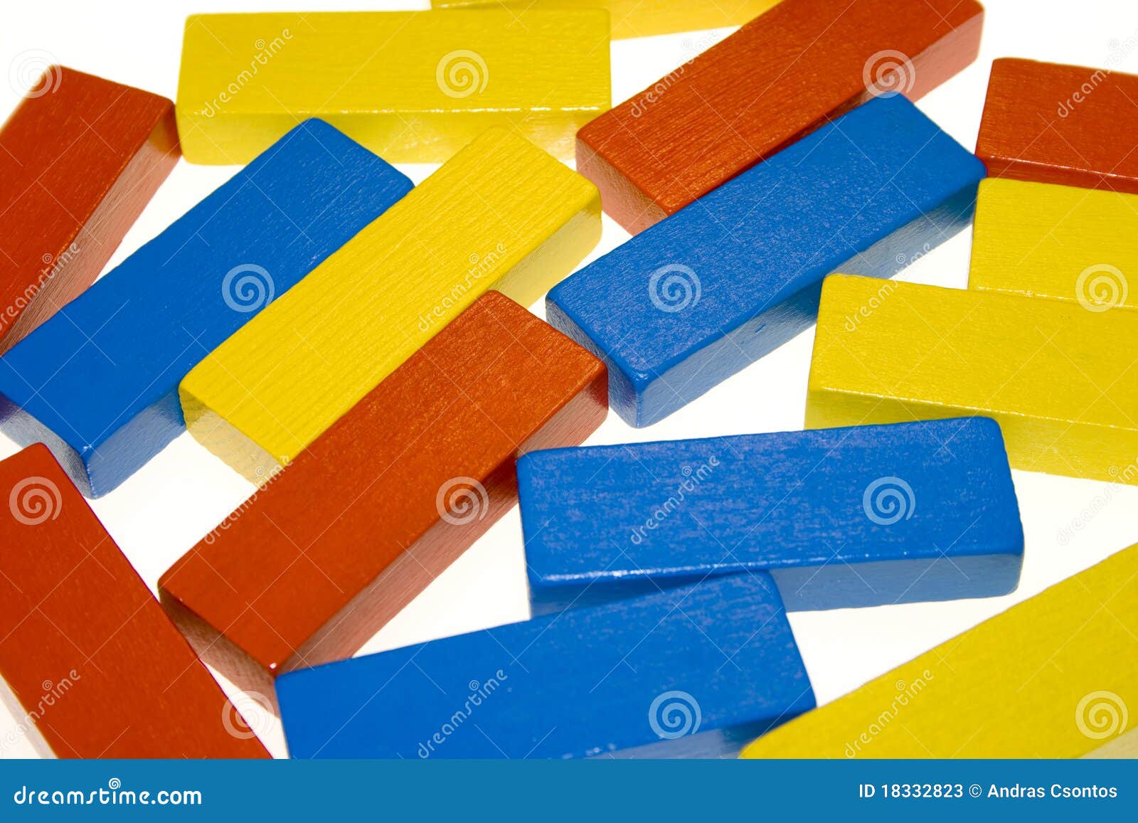 Colored blocks stock image. Image of blue, colored, yellow - 18332823