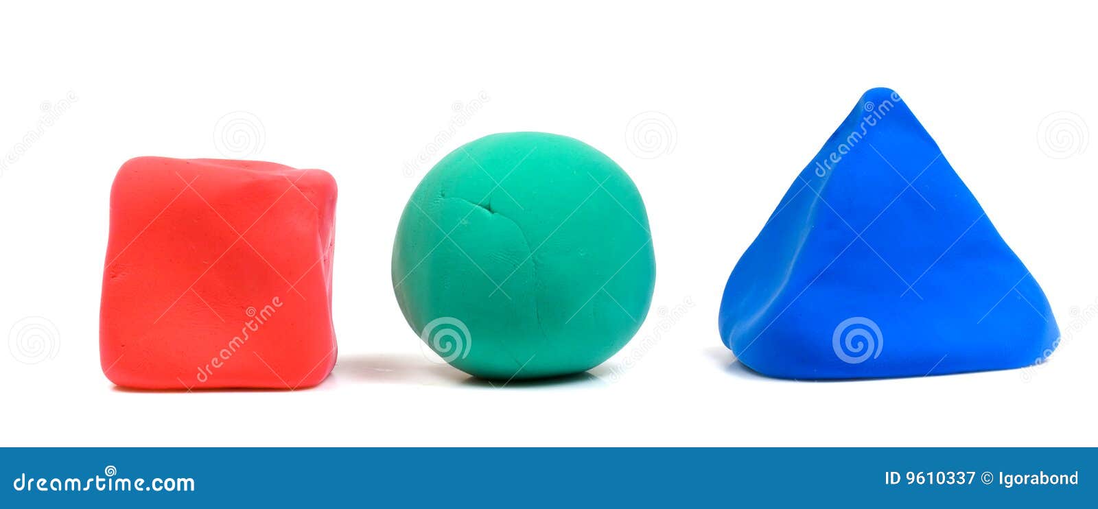 Colored blocks of clay stock image. Image of circle, shape - 9610337