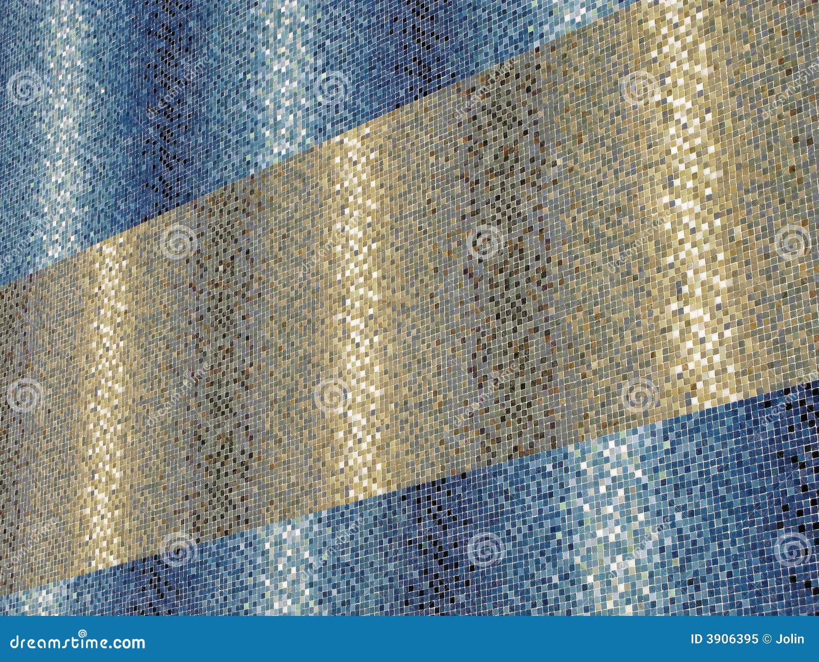 Colored Blue and Golden Tiles Stock Image - Image of tiles ...