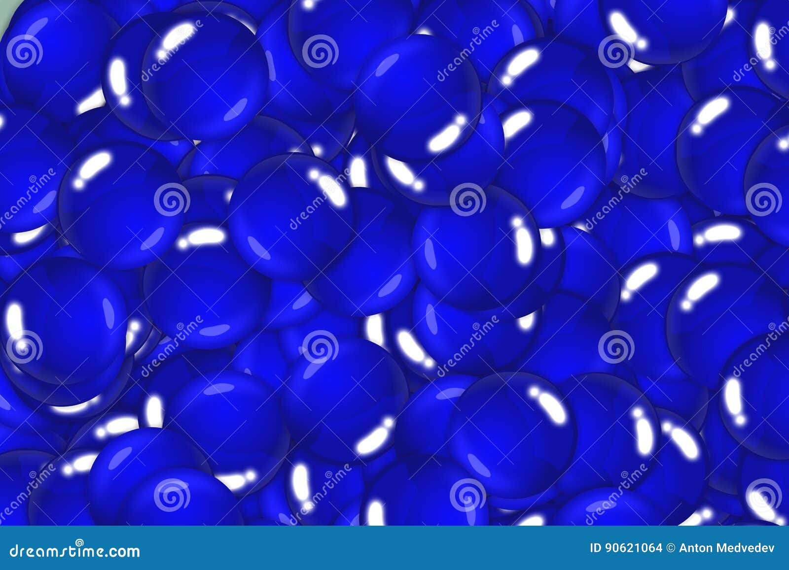 Colored Blue Scales Tiling Pattern Stock Illustration - Illustration of ...