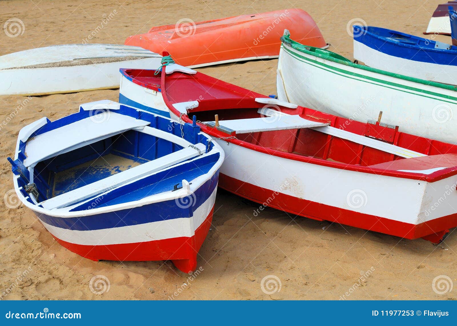 Colored Boats Royalty-Free Stock Photography | CartoonDealer.com #12021329