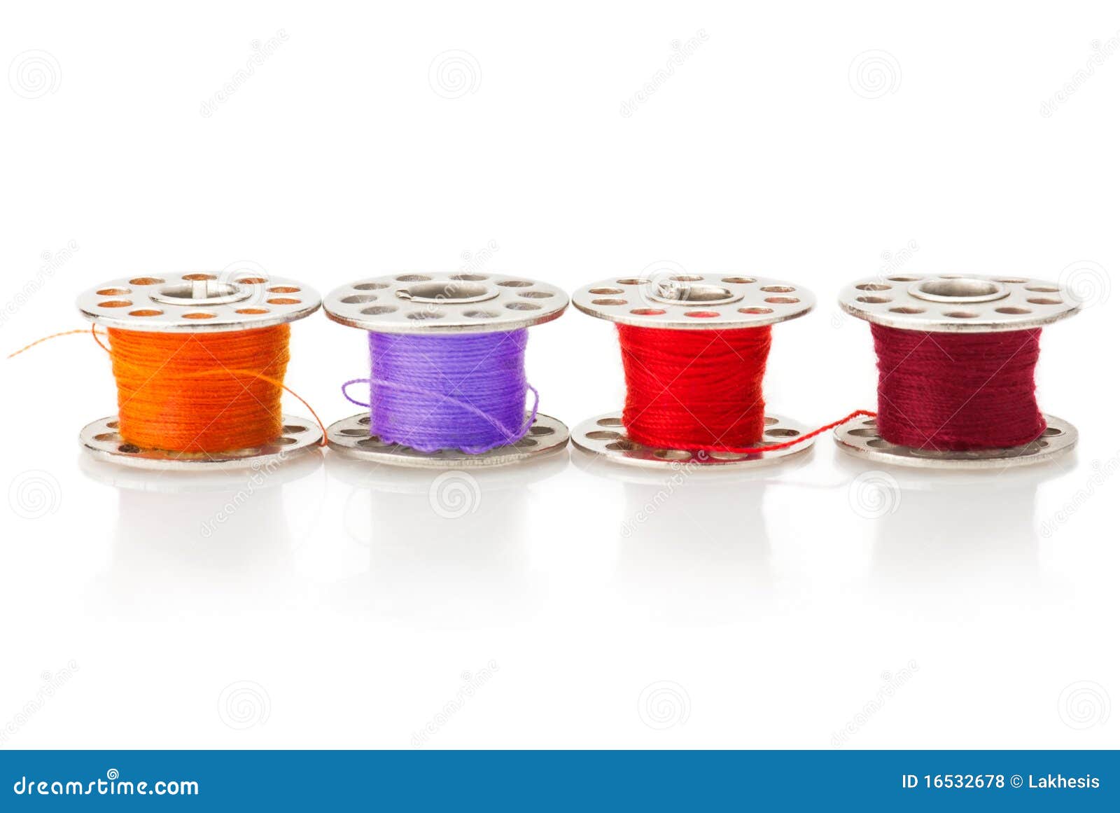 Colored bobbins stock photo. Image of repair, habit, needle - 16532678