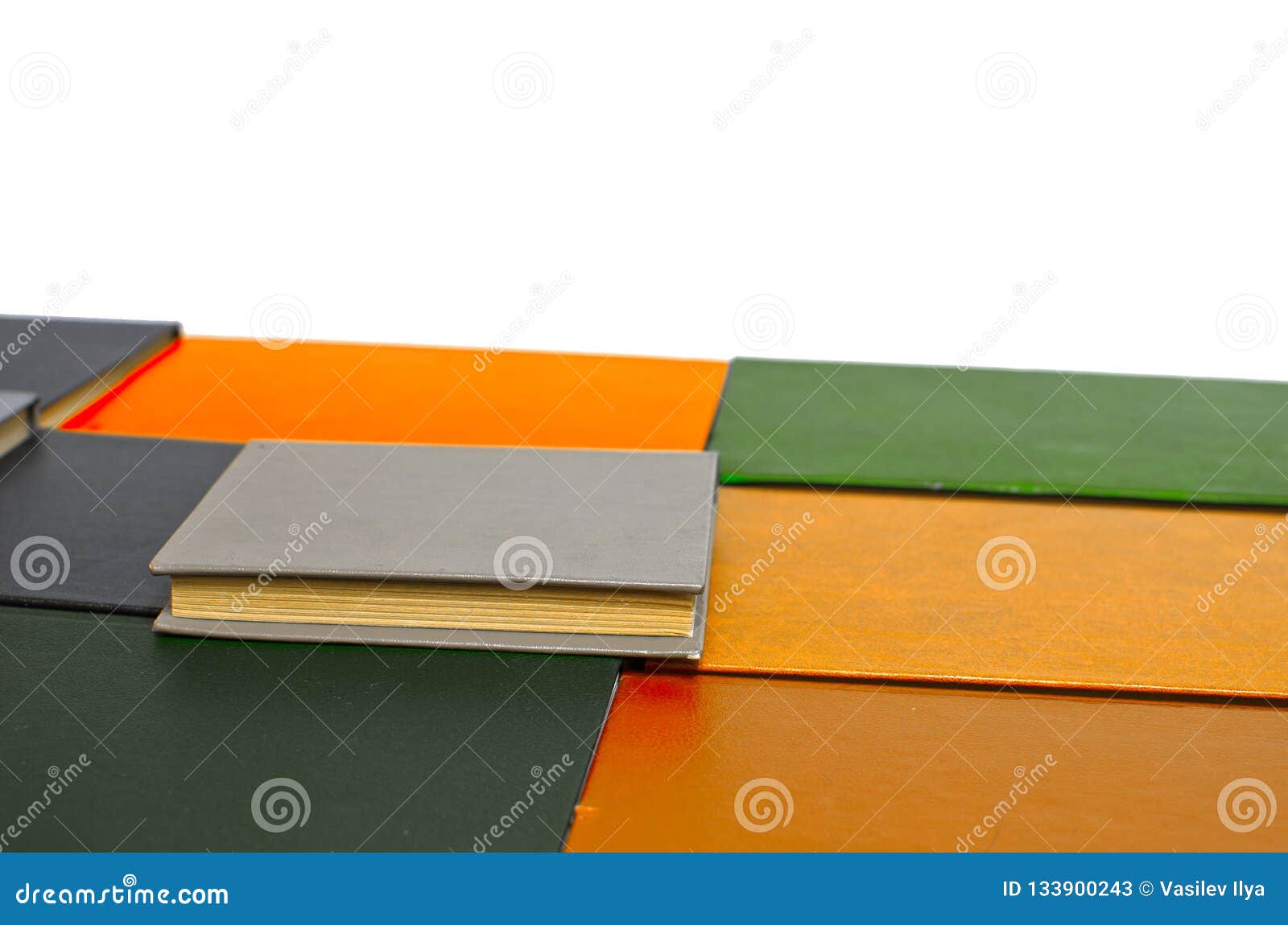 Colored Book Cover and Notebook. Stock Image - Image of market, reading ...