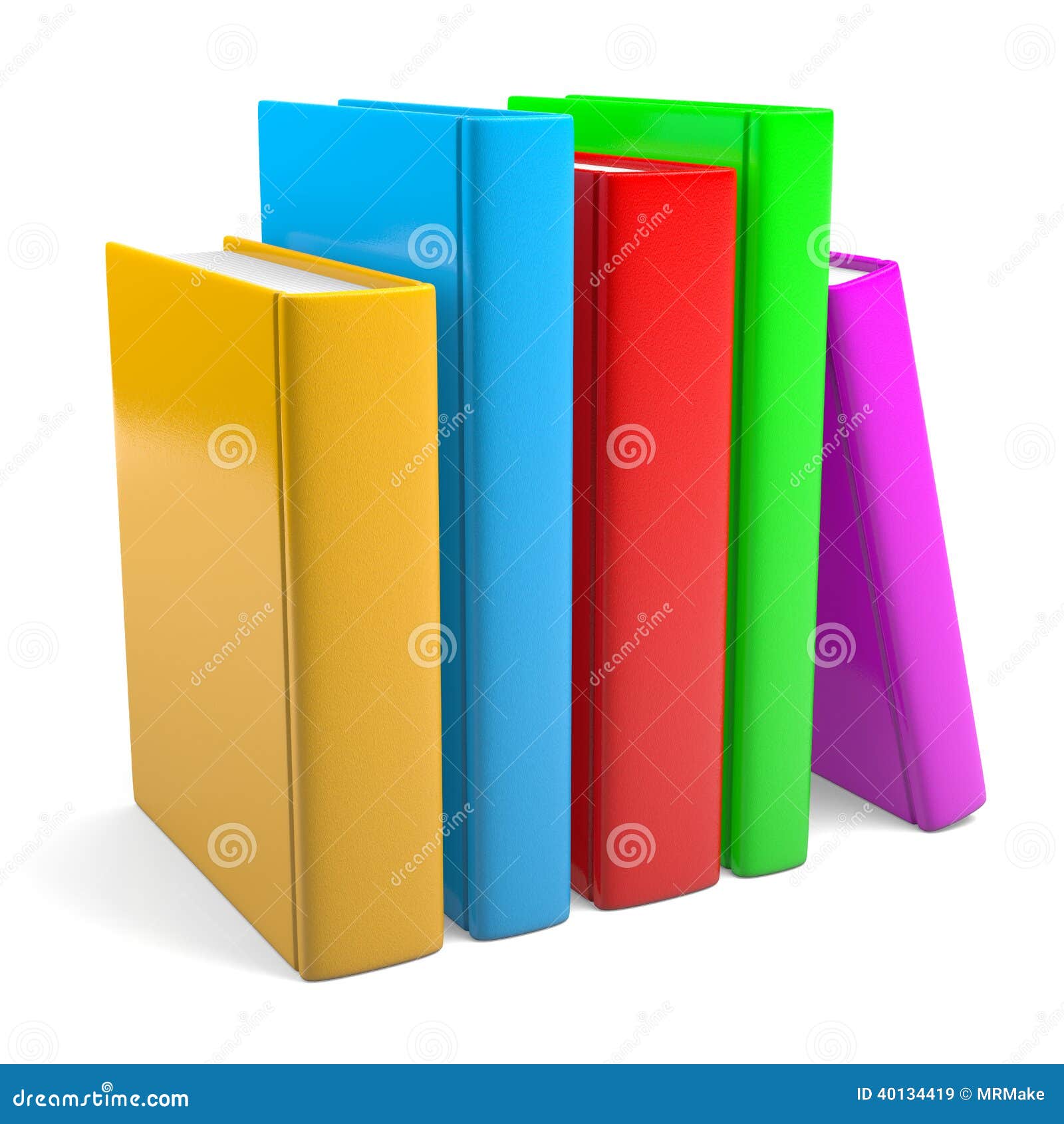 Colored Books stock illustration. Illustration of wisdom - 40134419