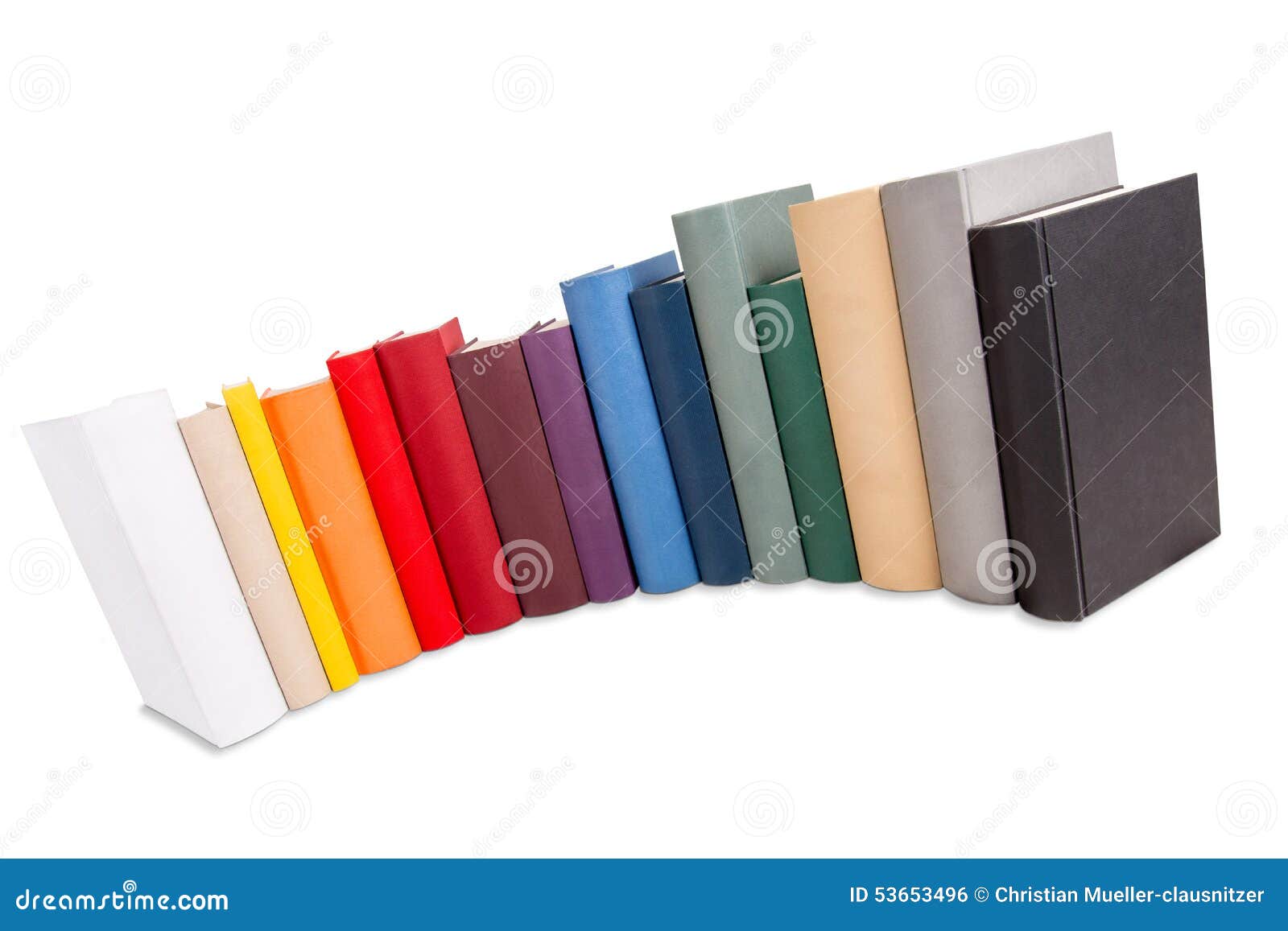 Colored books stock photo. Image of education, information - 53653496