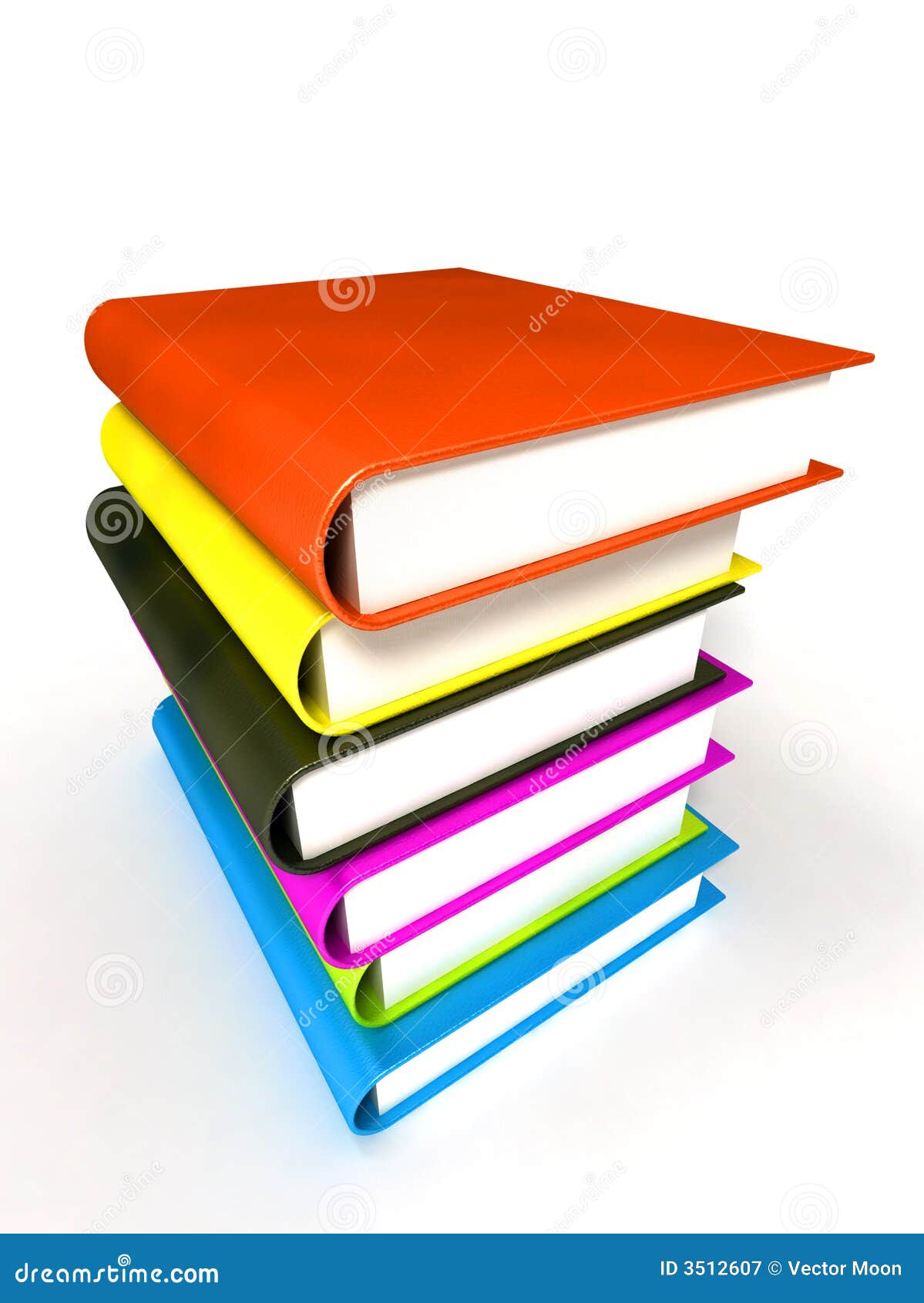 Colored Books Massive Picture. Image: 3512607