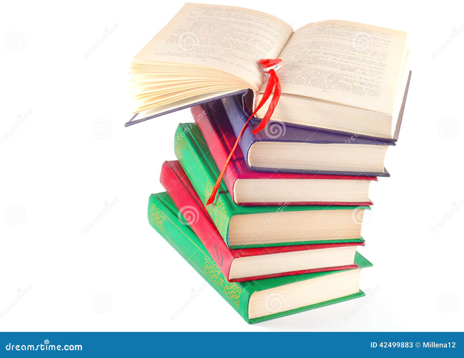 Colored books stock image. Image of reading, scientific - 42499883