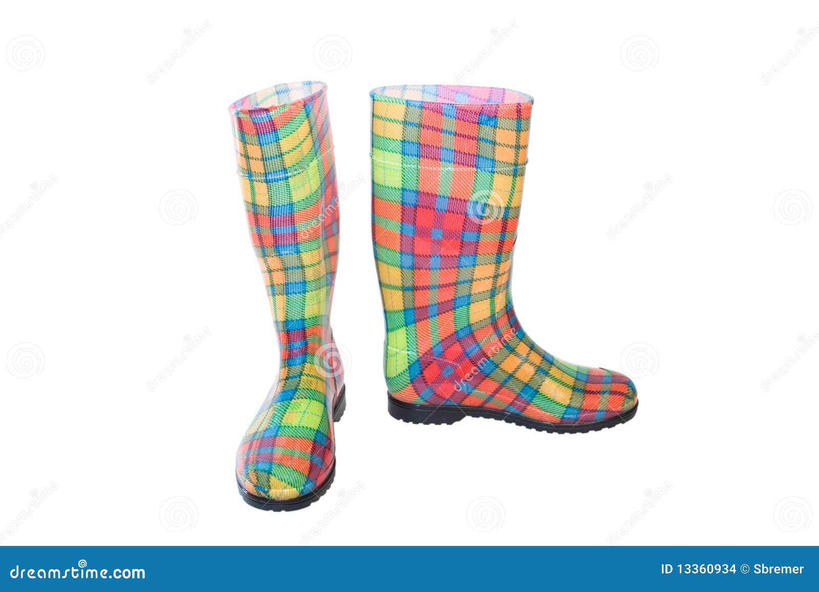 Colored boots stock photo. Image of clothing, rain, boot - 13360934
