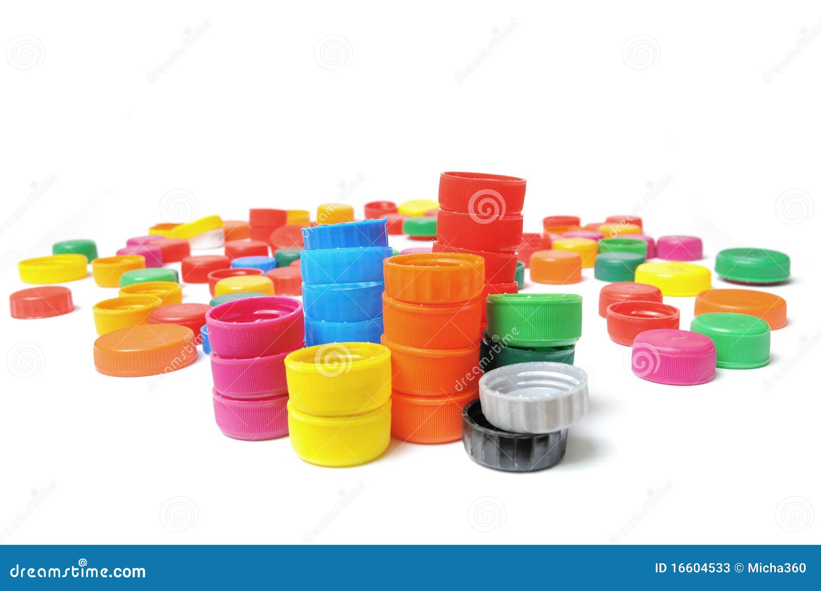 Colored Bottle caps stock image. Image of multicolored - 16604533