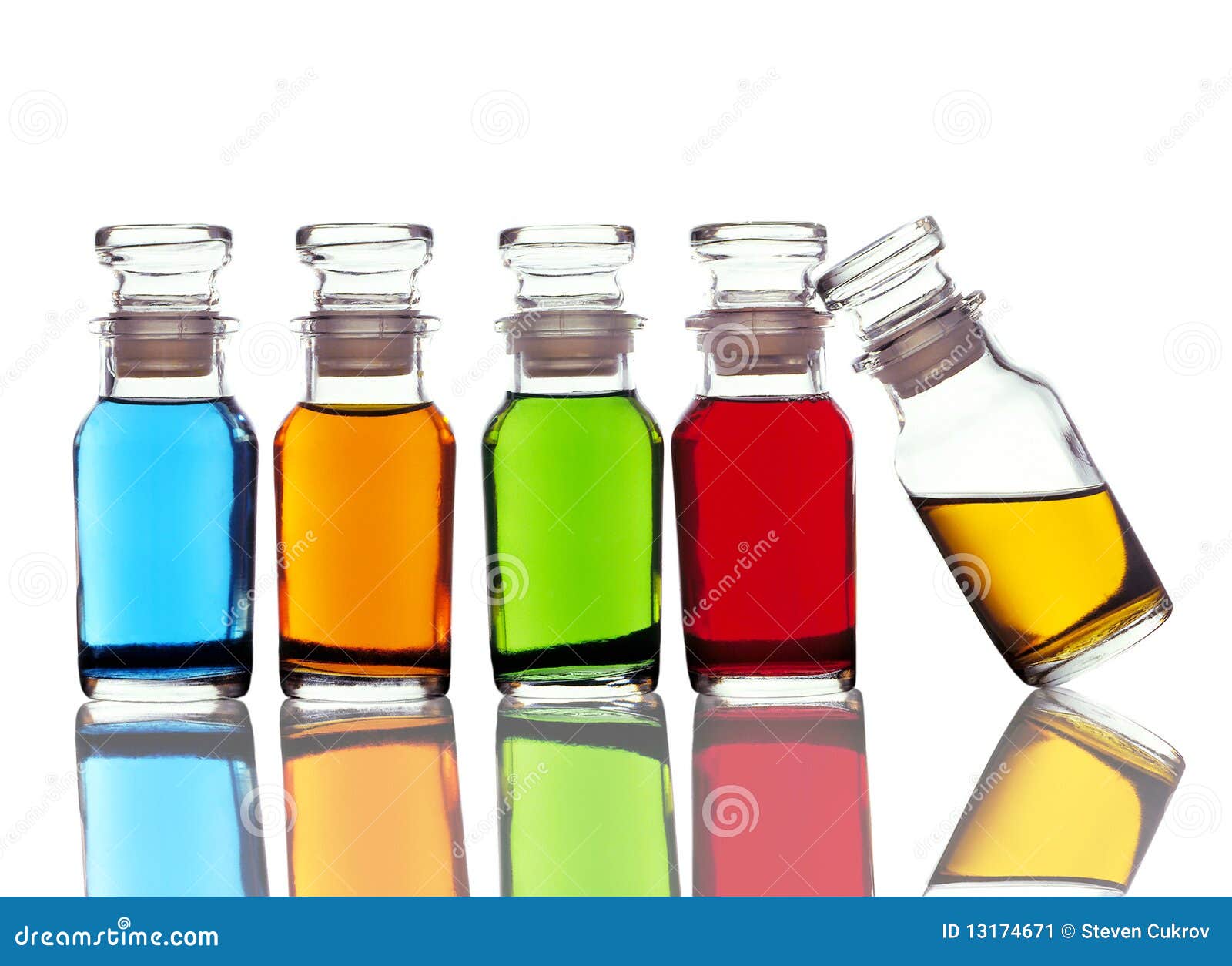 Colored Bottles stock image. Image of horizontal, aroma - 13174671