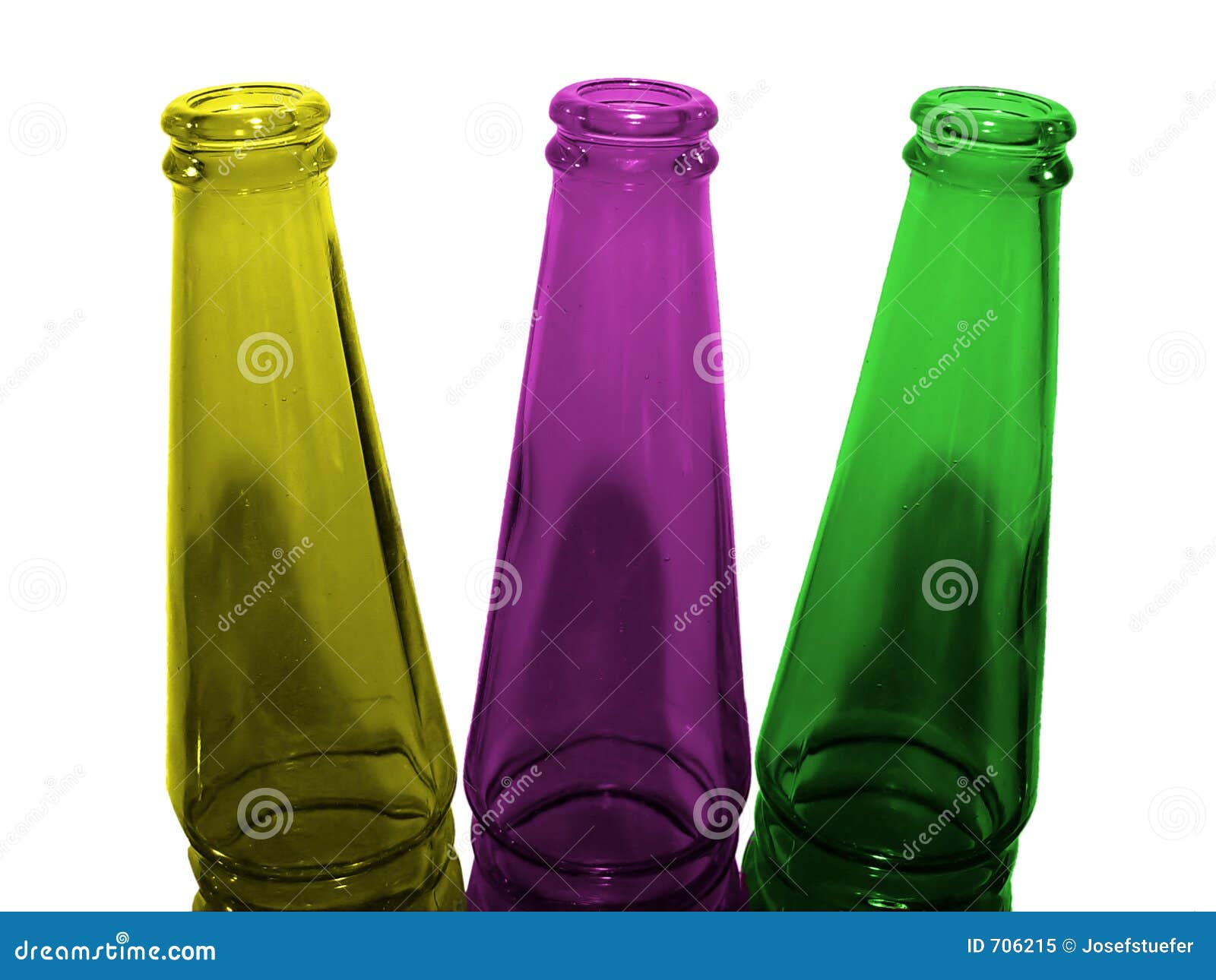 Colored Bottles stock image. Image of container, liquid - 706215