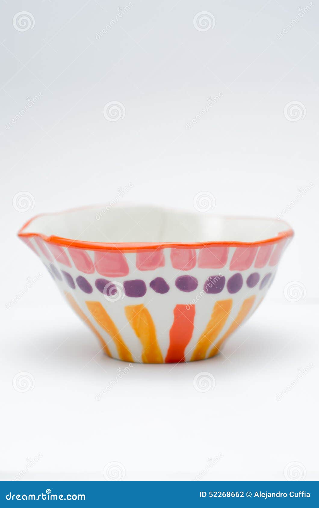 Colored Bowl stock photo. Image of color, lines, bowl - 52268662