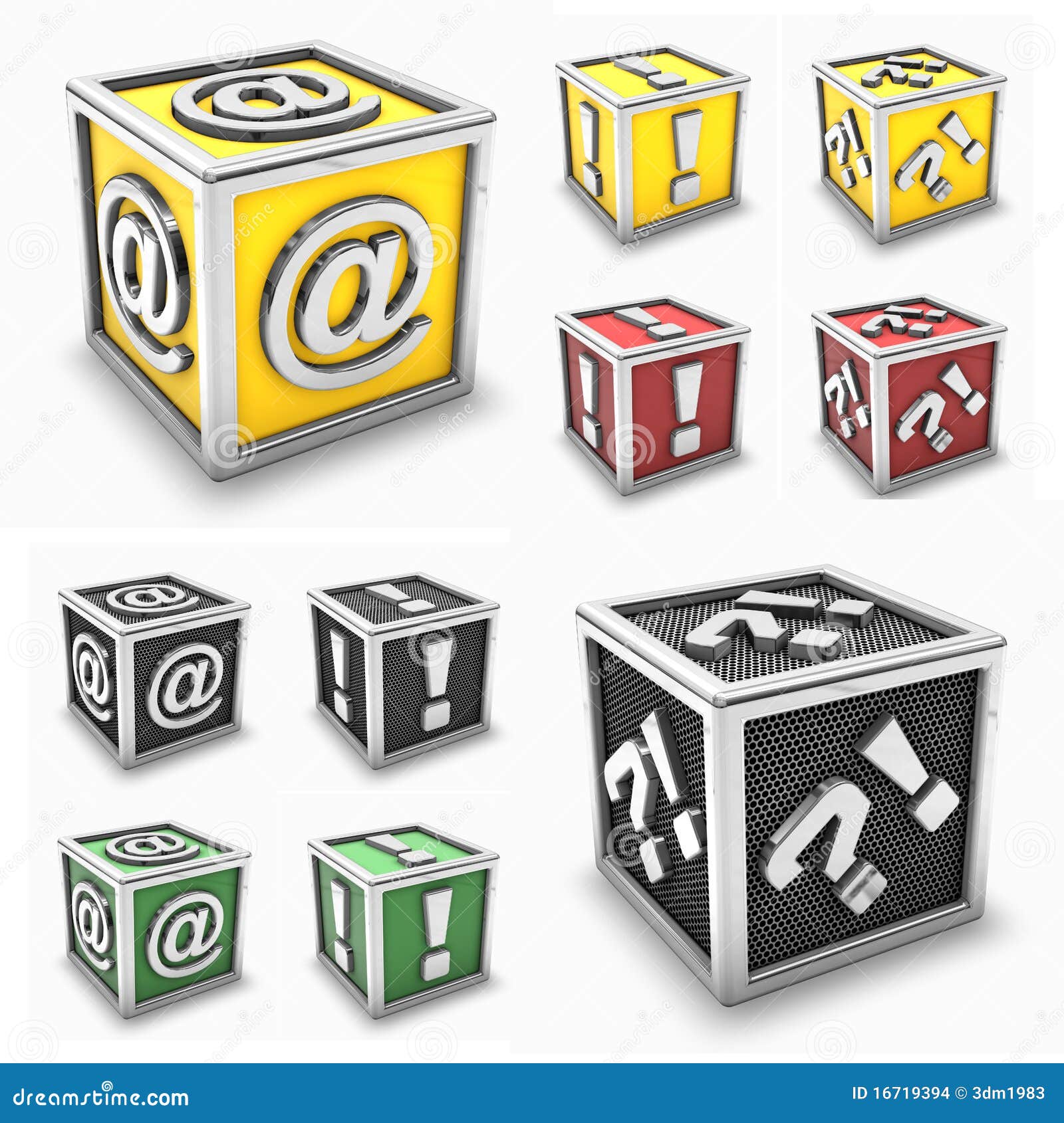 Colored box icon set stock illustration. Illustration of backgrounds ...