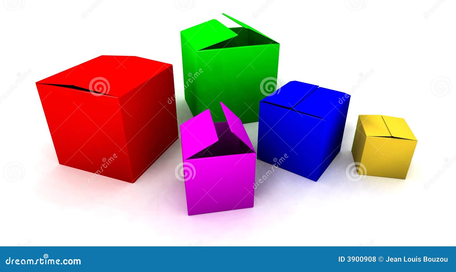 Colored boxes stock illustration. Illustration of service - 3900908