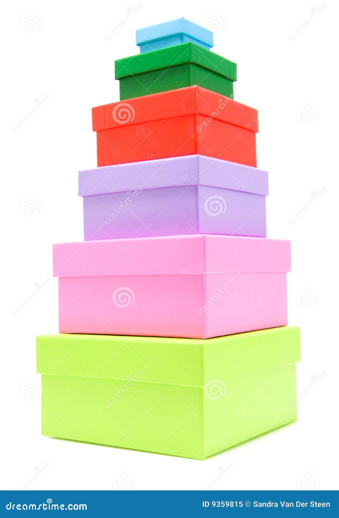 Colored boxes stock image. Image of package, design, background - 9359815
