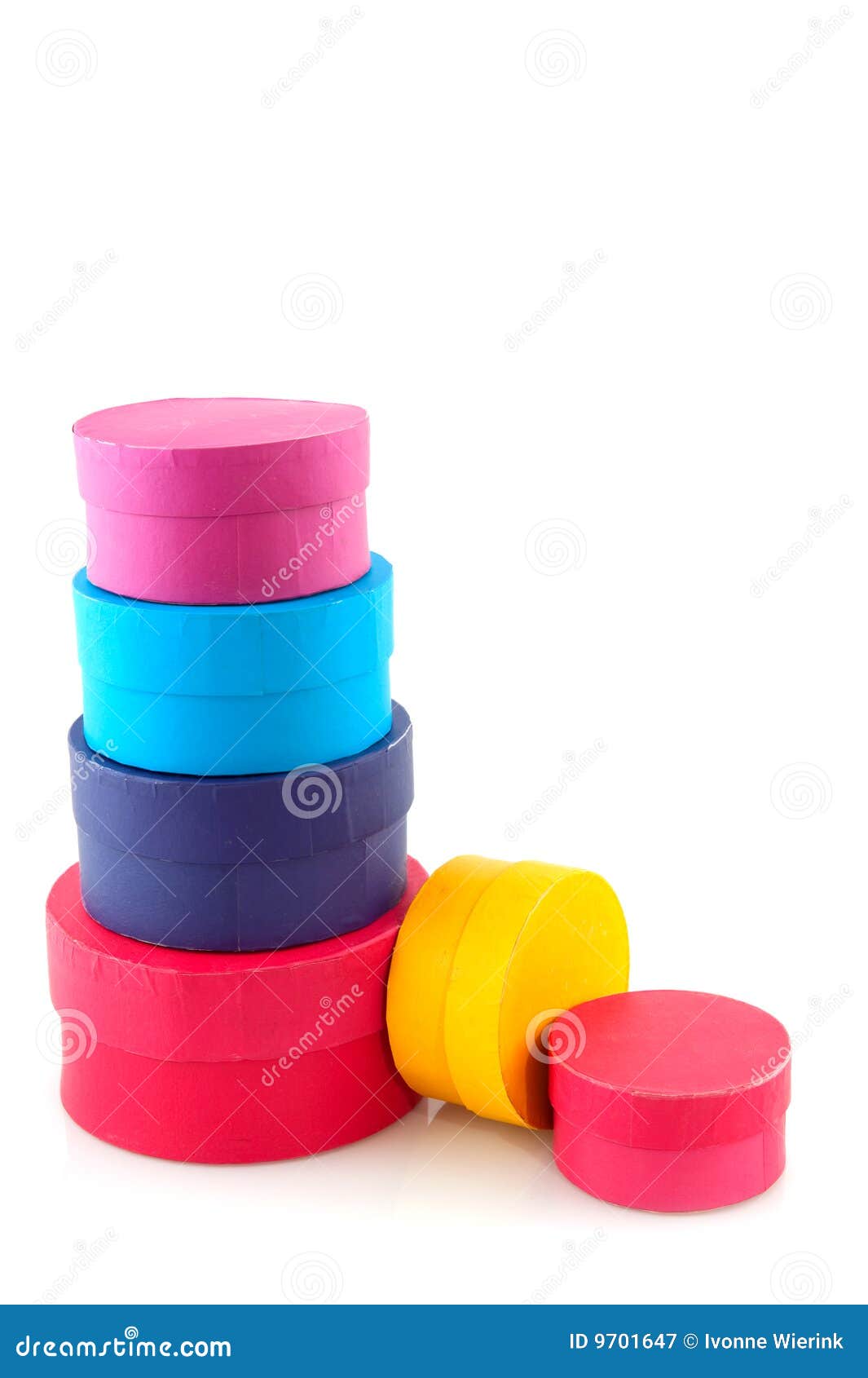 Colored boxes stock image. Image of presents, circles - 9701647