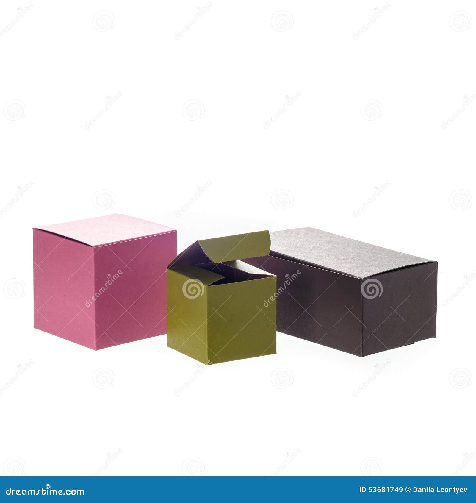 Colored boxes stock image. Image of stacked, package - 53681749