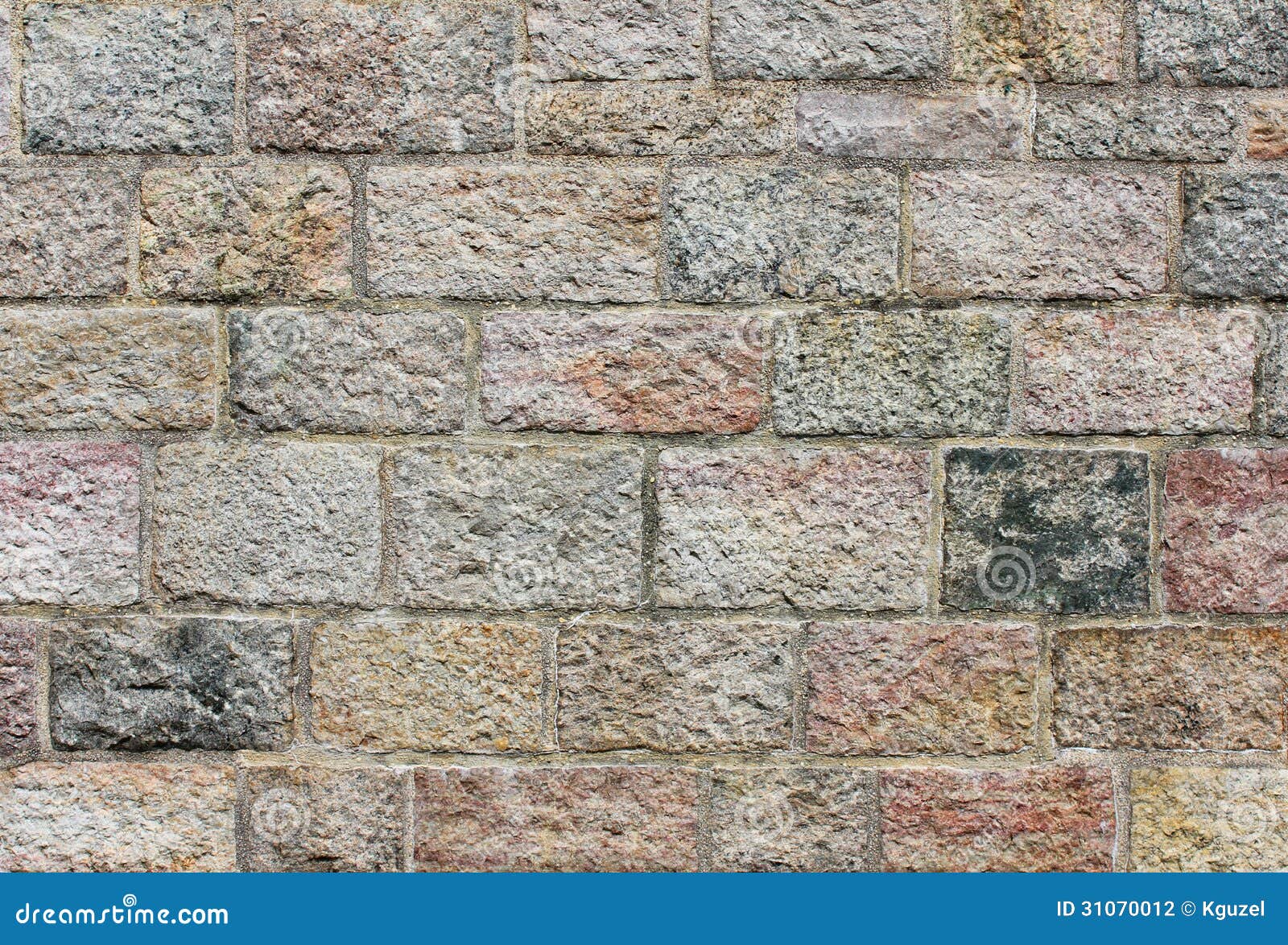 Colored Brick Wall Background, Texture Stock Photo - Image of ...