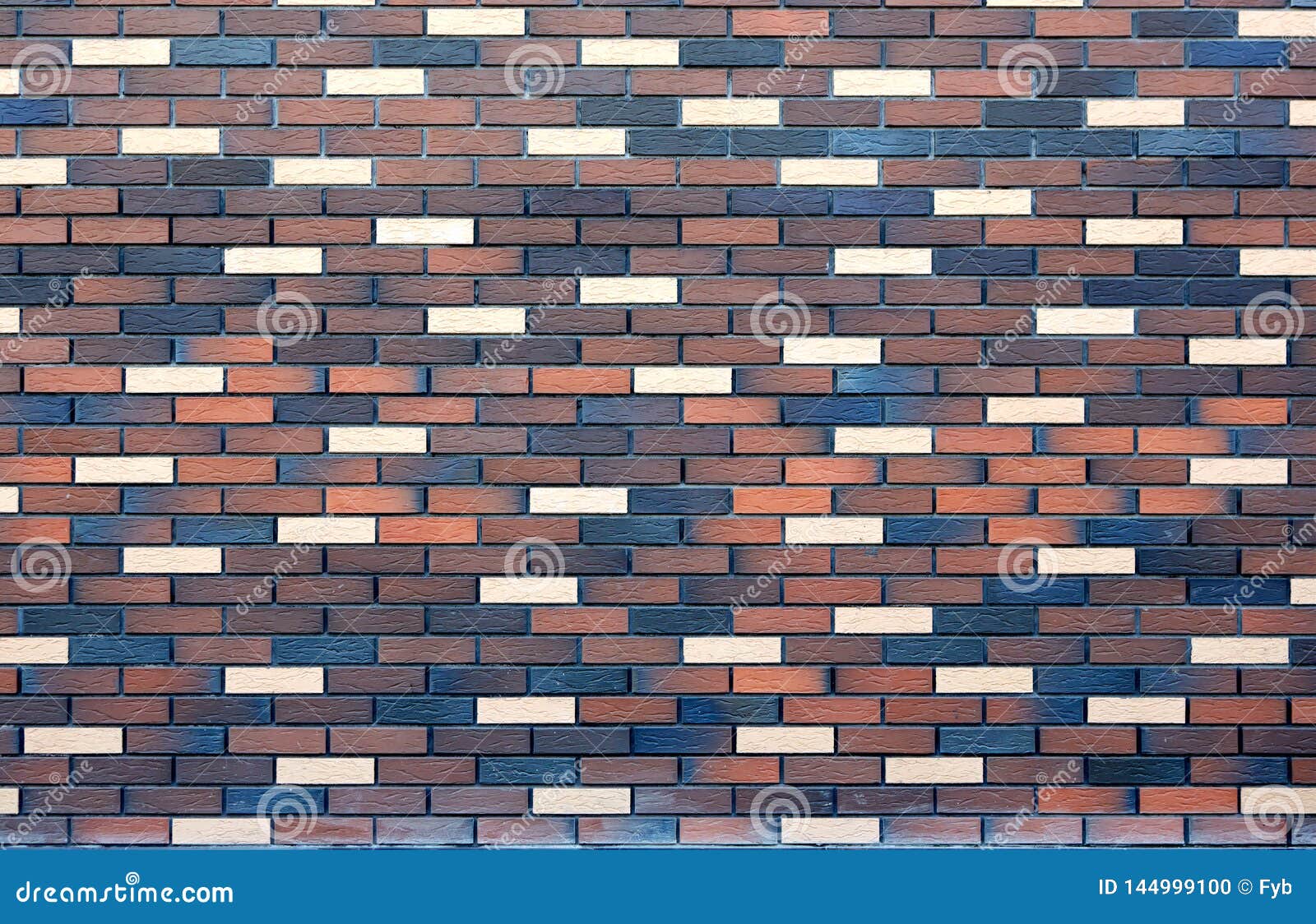 Colored Brick Wall Pattern Texture Backdrop Wallpaper Stock Photo ...