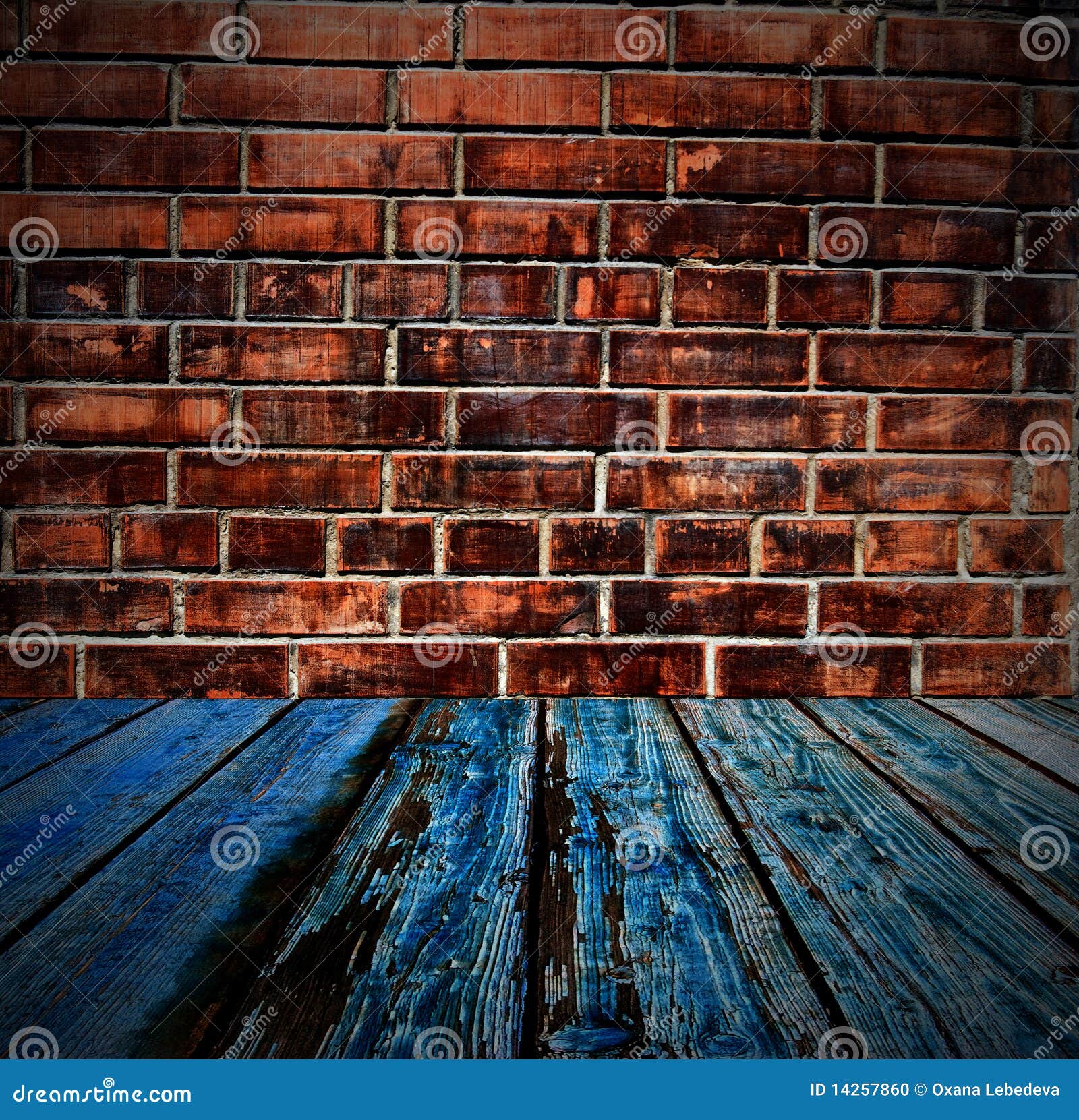 Colored Brick Wall Texture Picture. Image: 14257860