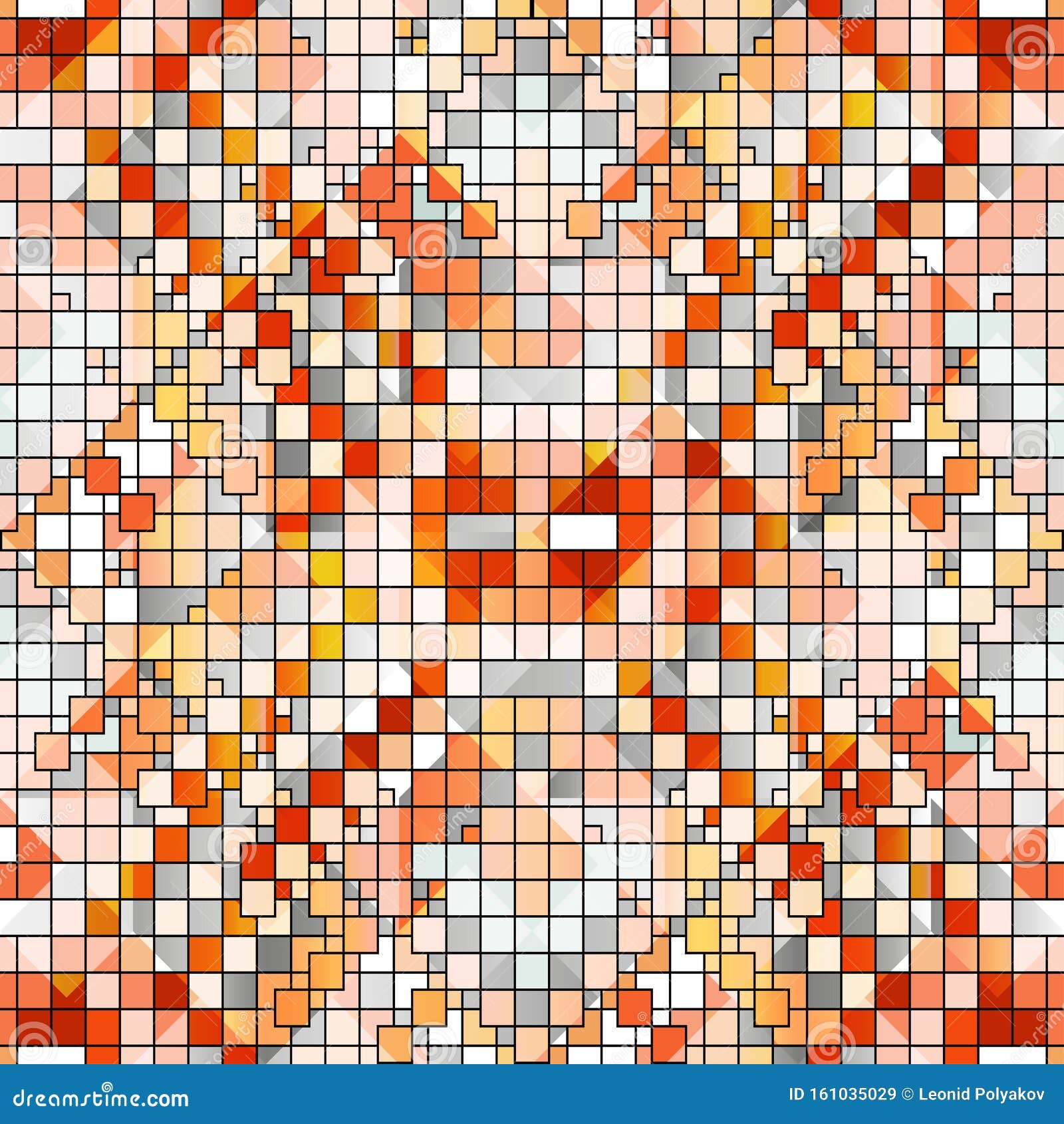 Colored Bright Abstract Geometric Background of Colored Pixels Stock ...