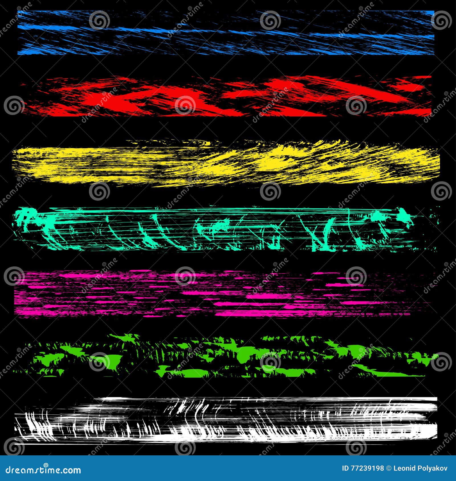 Colored Bright Banners Beautiful Collection for Design Stock Vector ...