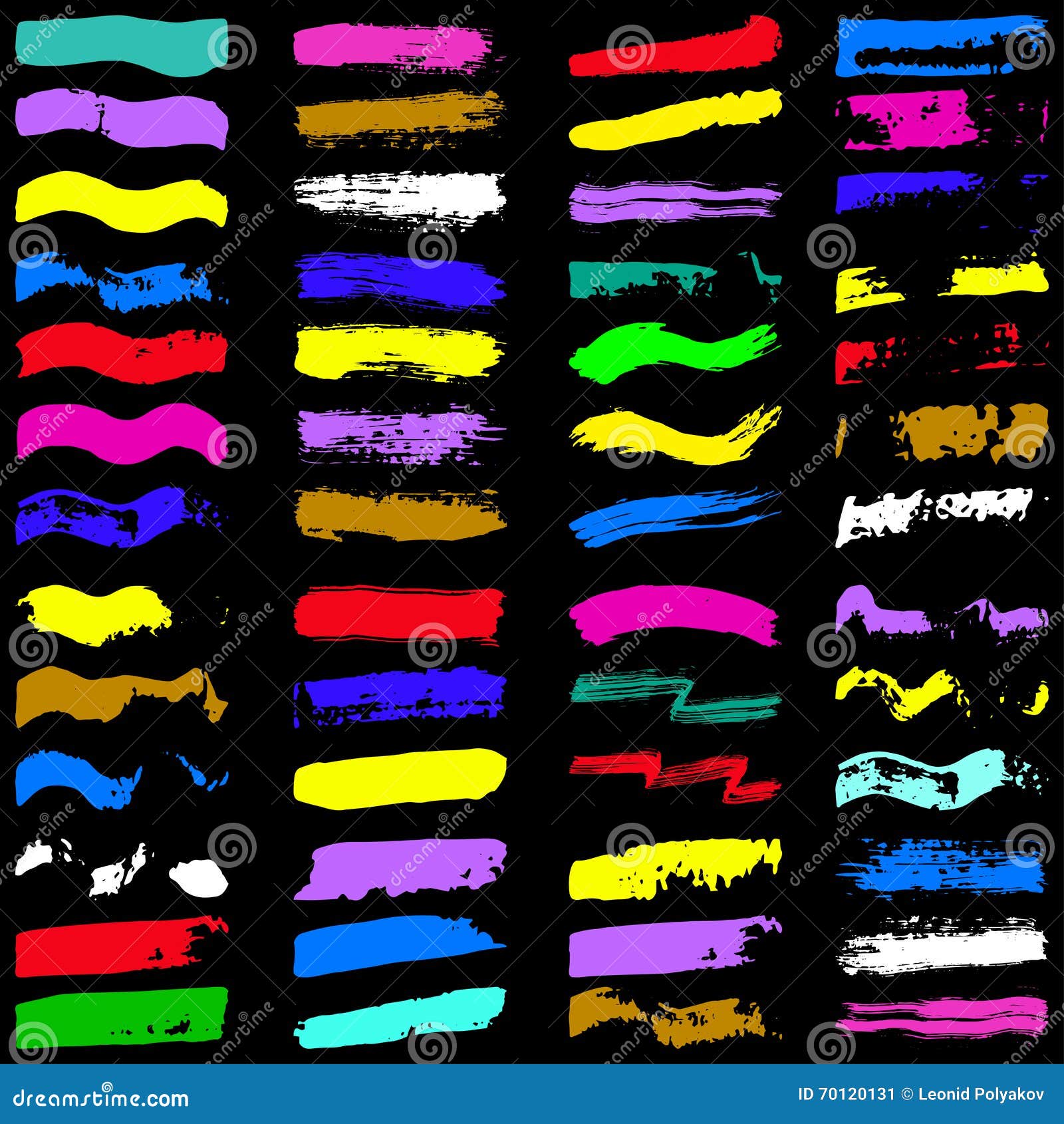 Colored Bright Banners Beautiful Collection for Design Stock Vector ...