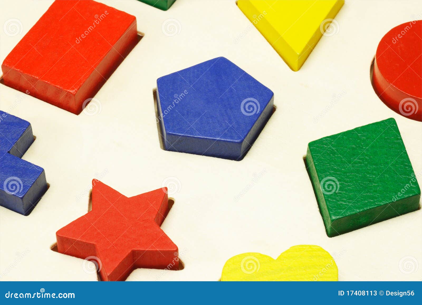 Colored building blocks stock image. Image of preschool - 17408113