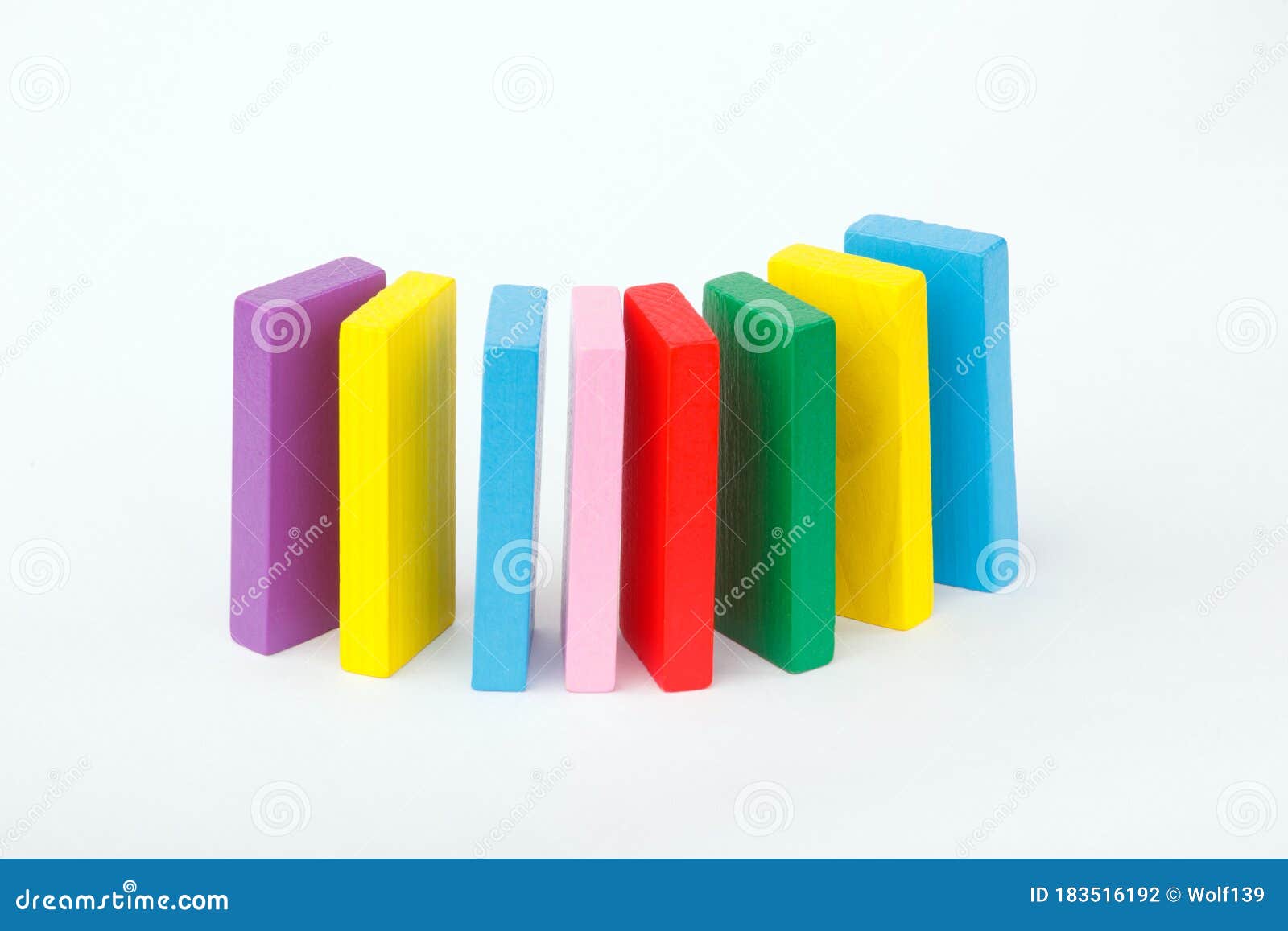 Colored Building Blocks of Wood Stock Photo - Image of brick, children ...