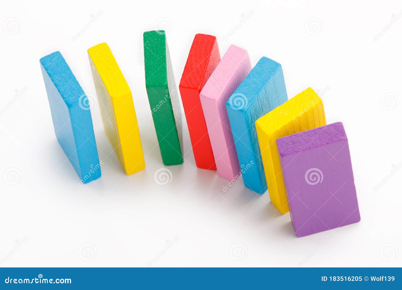 Colored Building Blocks of Wood Stock Image - Image of concept, brick ...