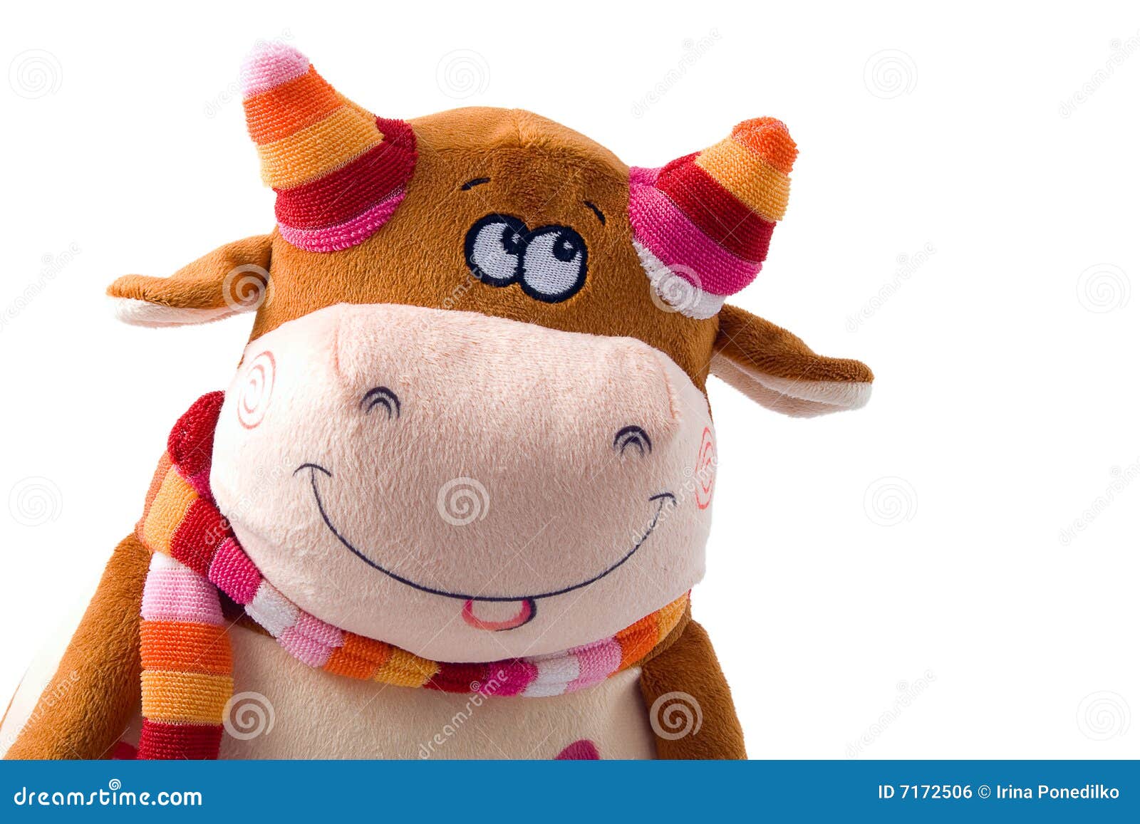 Colored bull stock photo. Image of calendar, numbers, orange - 7172506