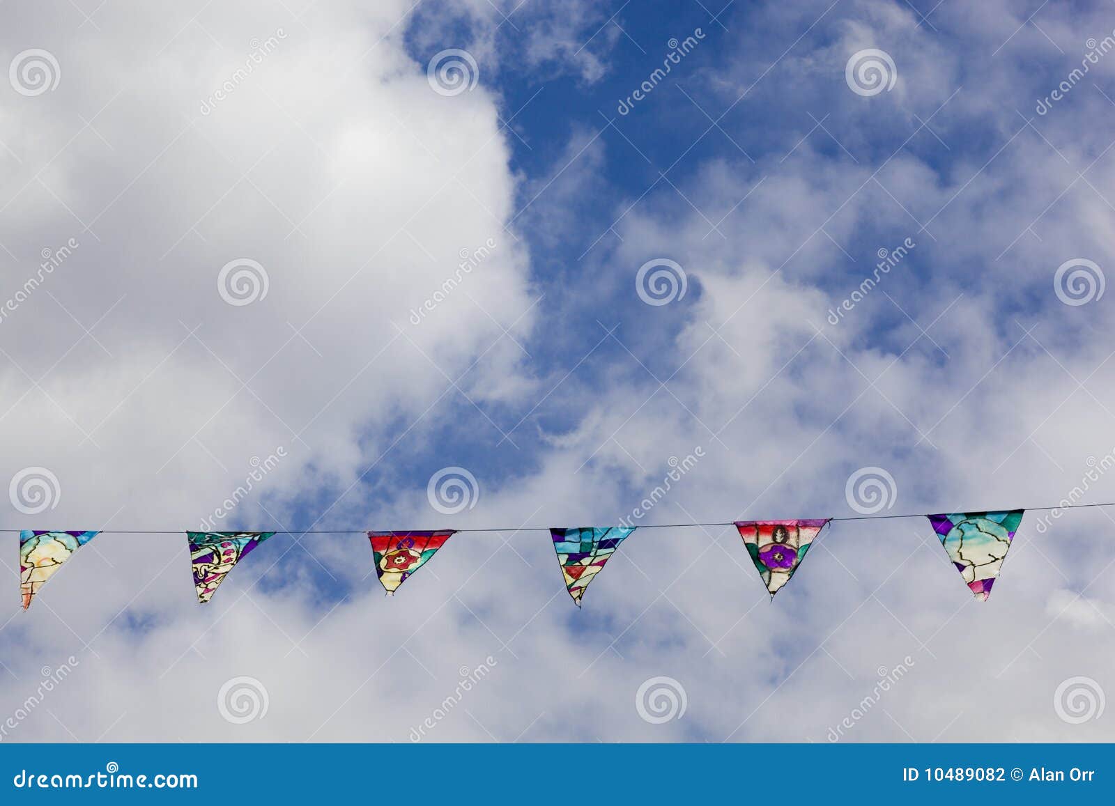 Colored bunting flags stock photo. Image of festival - 10489082
