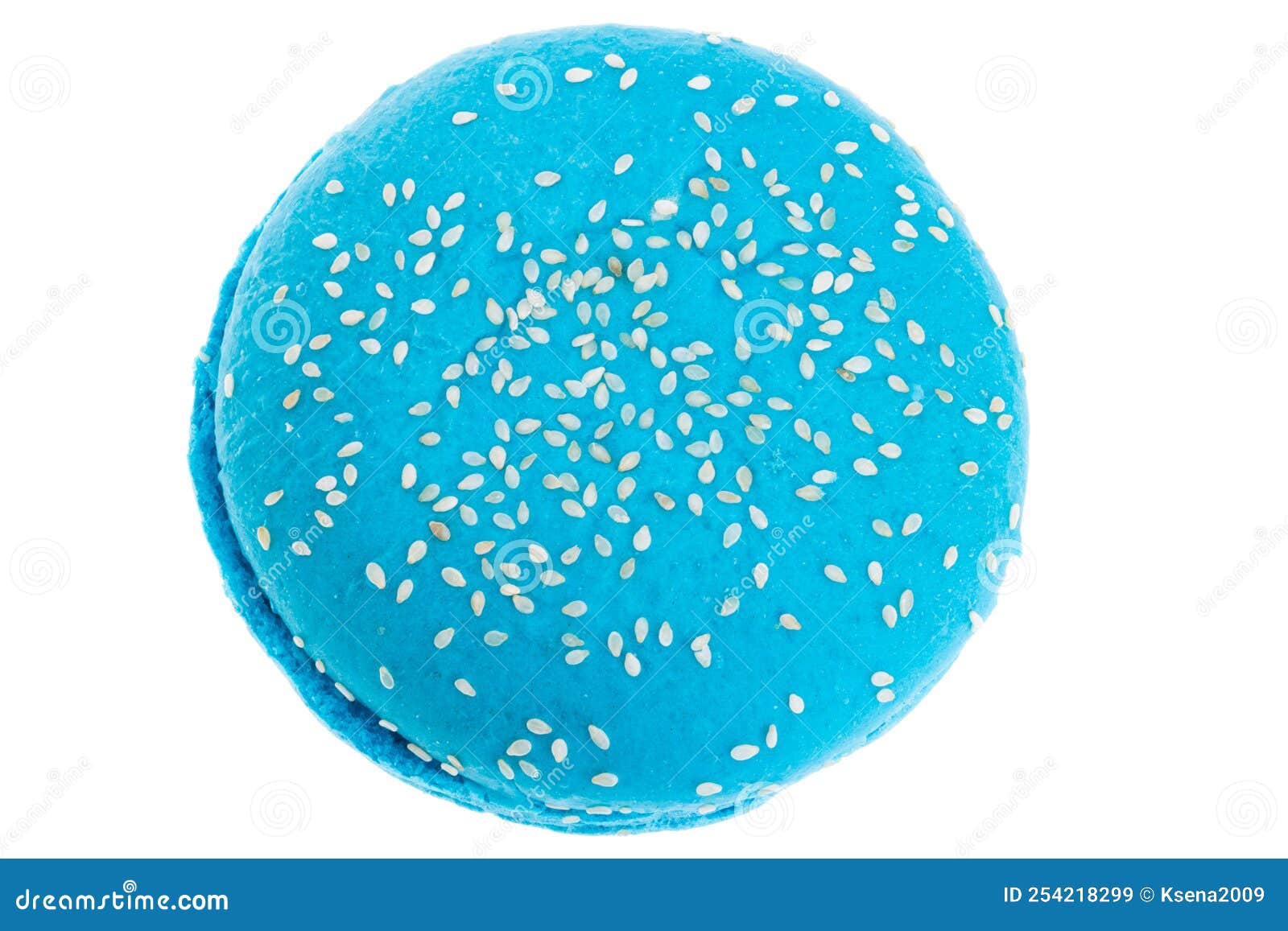 Colored Burger Bun Isolated Stock Image - Image of sandwich, wheat ...